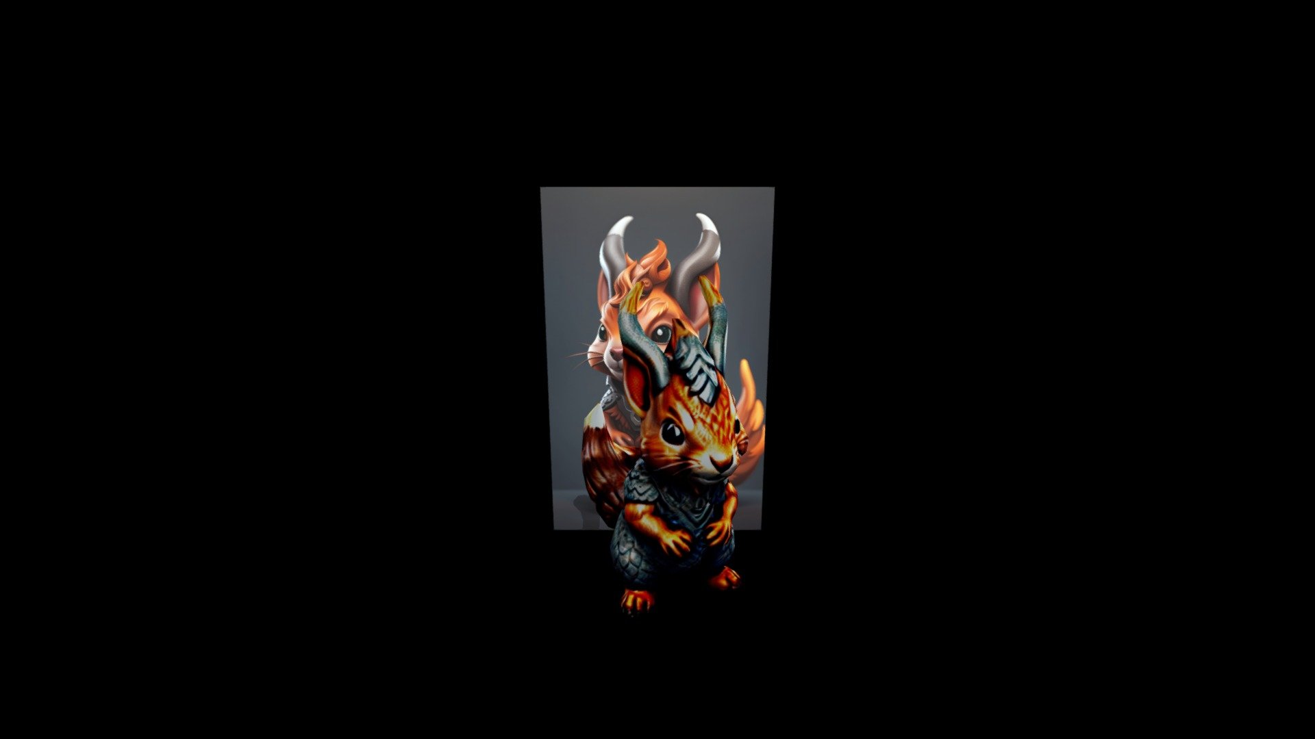 toy animal figurine holding a gun. - Download Free 3D model by klrxyz ...