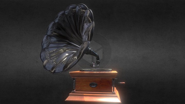 Gramophone 3D models - Sketchfab