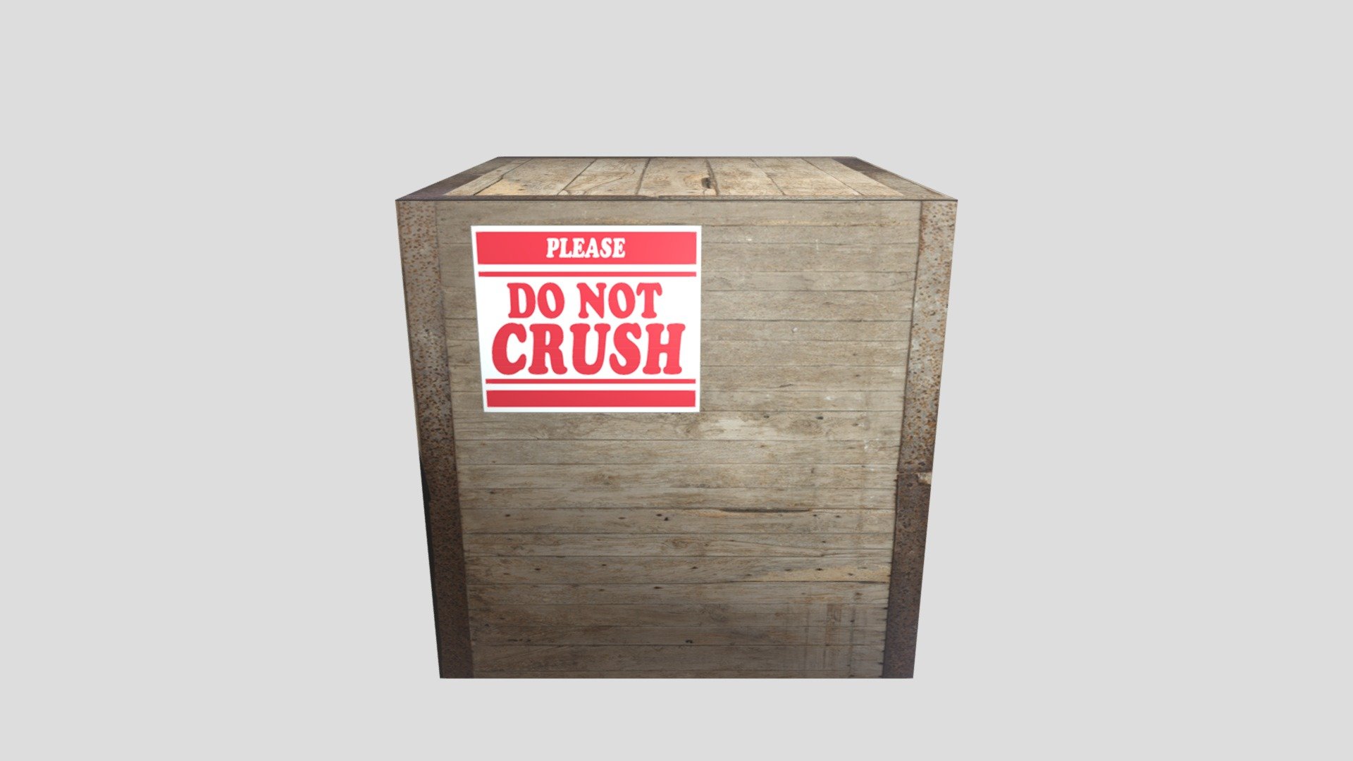 Regular Crate - 3D model by TheChefGordan [ea21470] - Sketchfab