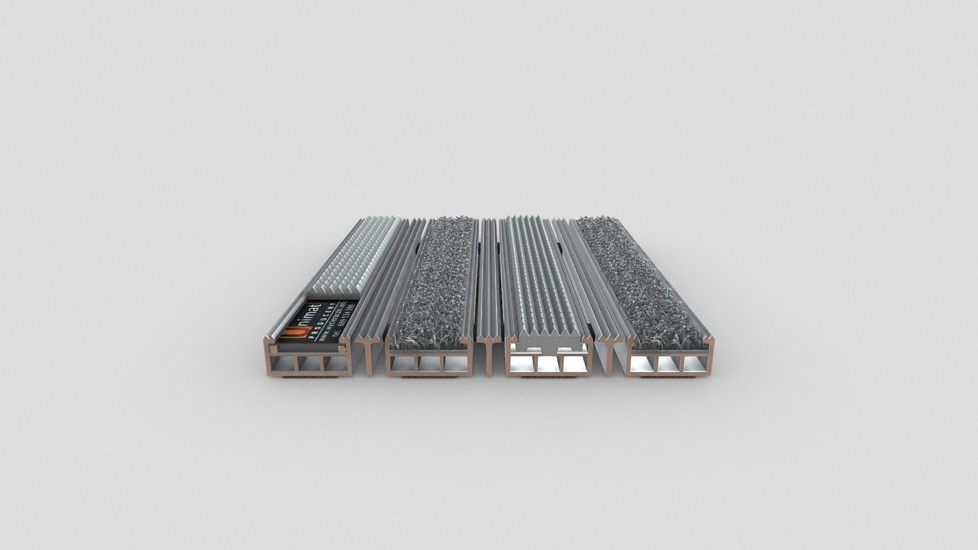 Unimat V 17 KRS (gray/gray) - 3D model by Unimat | Fabryka Wycieraczek ...