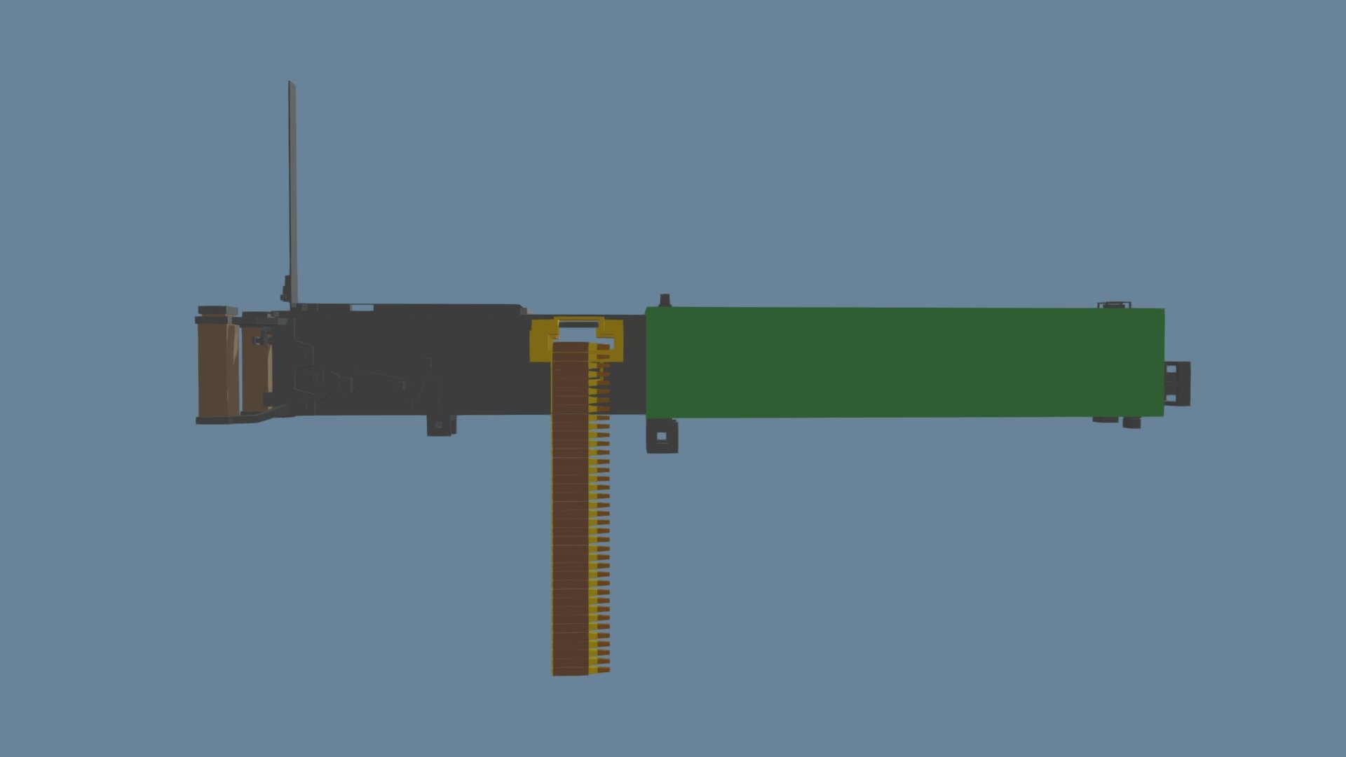 Vickers Machine Gun (Cube) - Download Free 3D model by GoldbergR ...