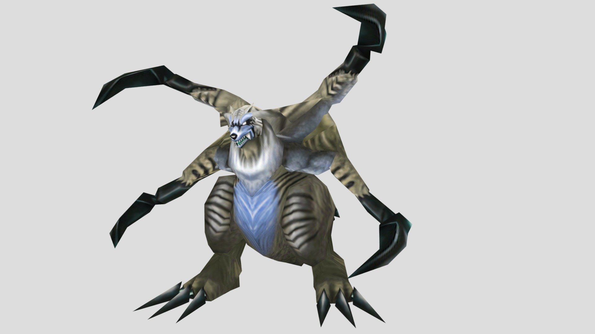 Death Claw - FF8 - White - Download Free 3D model by ...