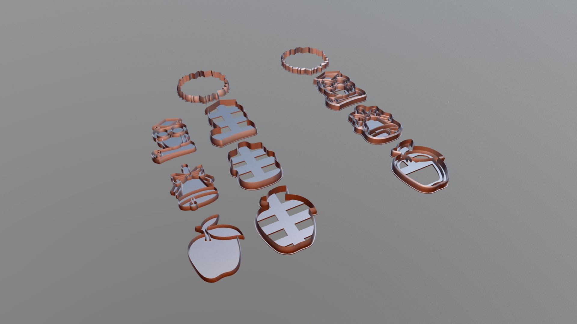 Cake forms - 3D model by eshtechrus@gmail.com (@eshtech) [ea246ce ...