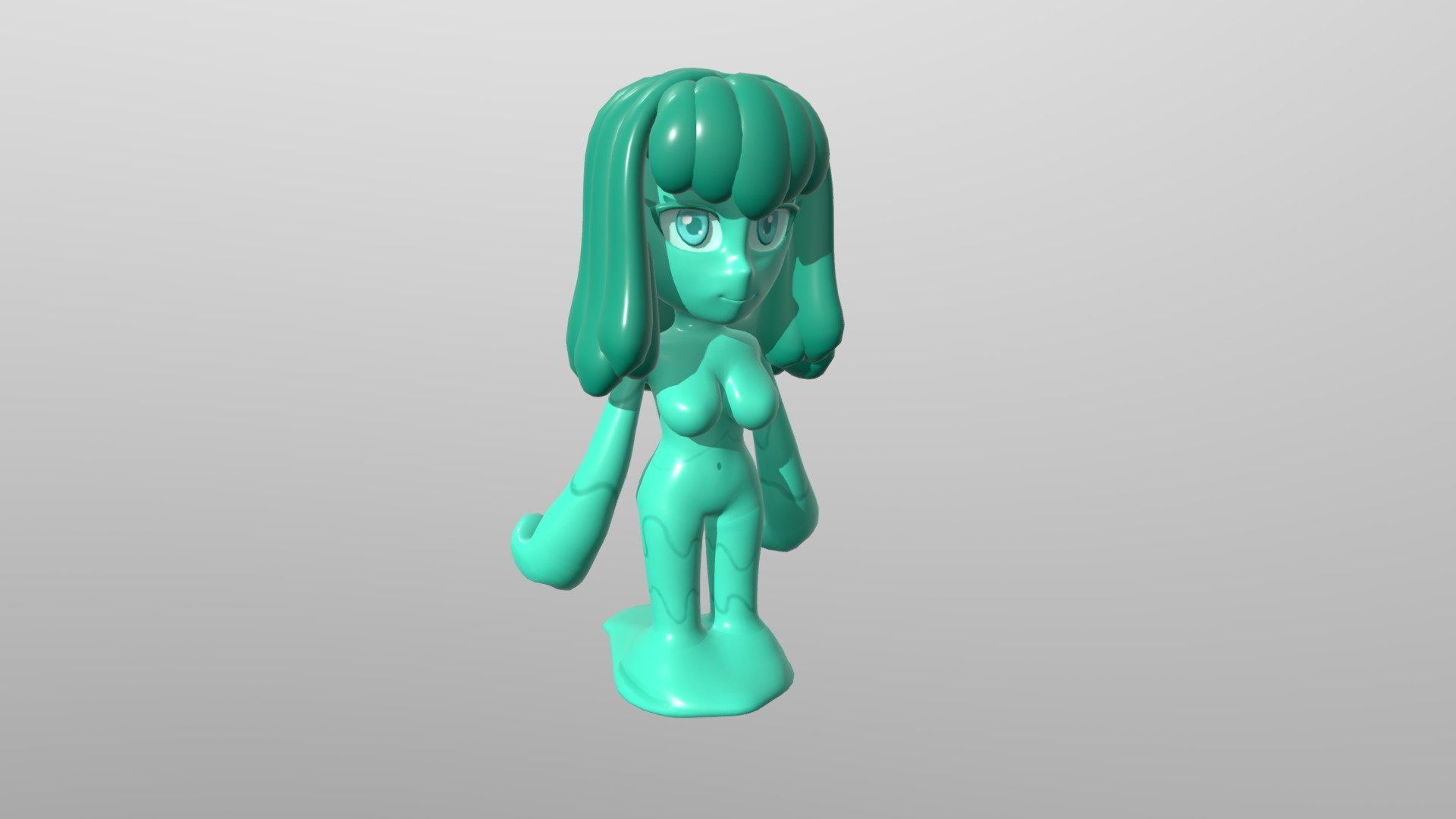 Girl_Slime - 3D model by SebastianRodriguezGonzalez [ea260e6] - Sketchfab