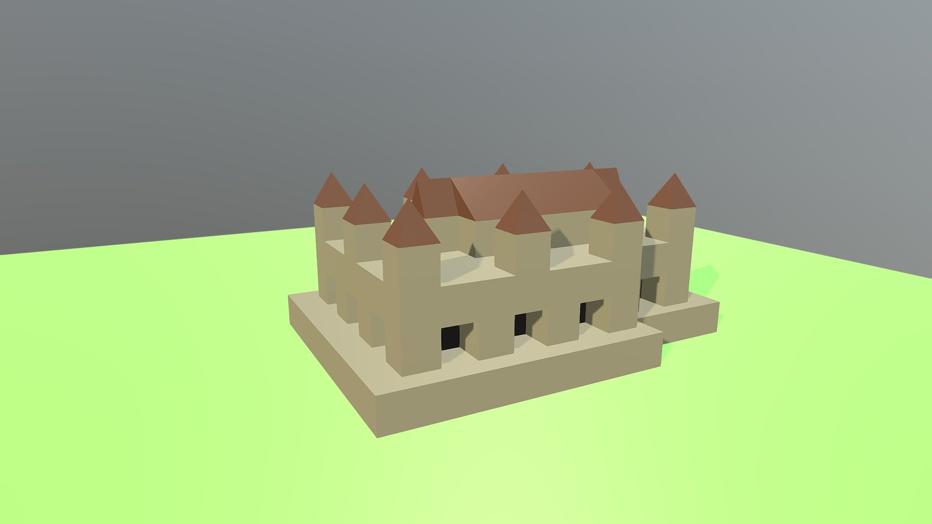 Monastery - 3D model by Juan S. Montoya (@jusemon) [ea2633e] - Sketchfab