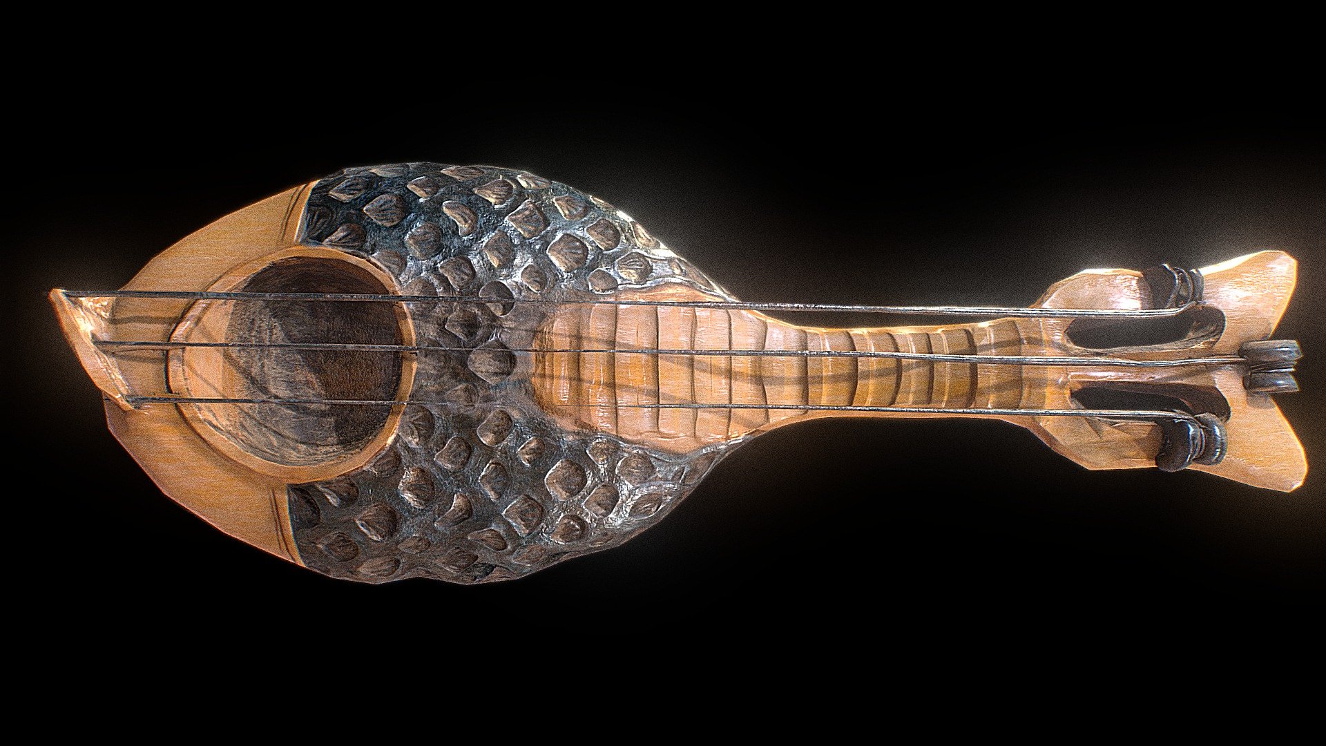 Stylized Fish Ukulele - 3D model by neoyume [ea29060] - Sketchfab