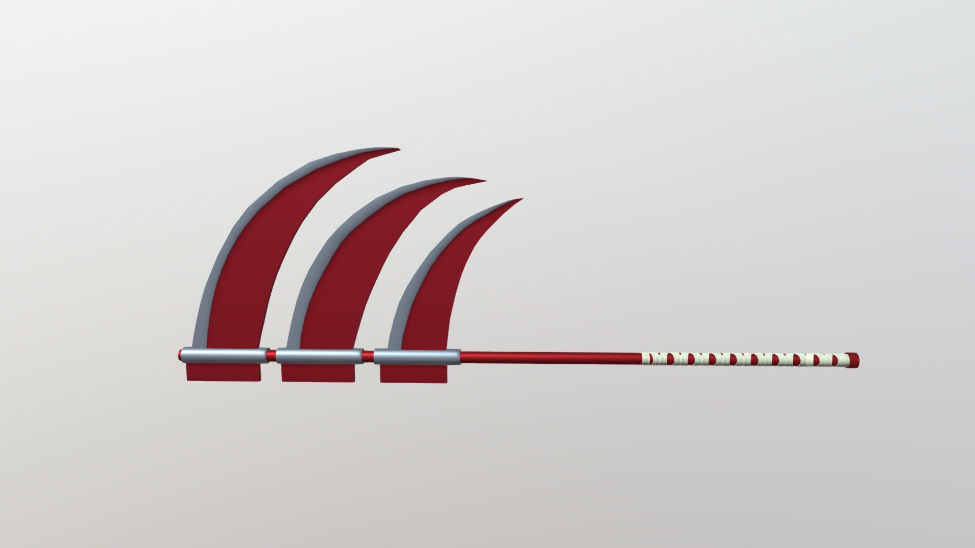 Triple Bladed Scythe - 3D model by PedroMachado [ea2e24d] - Sketchfab