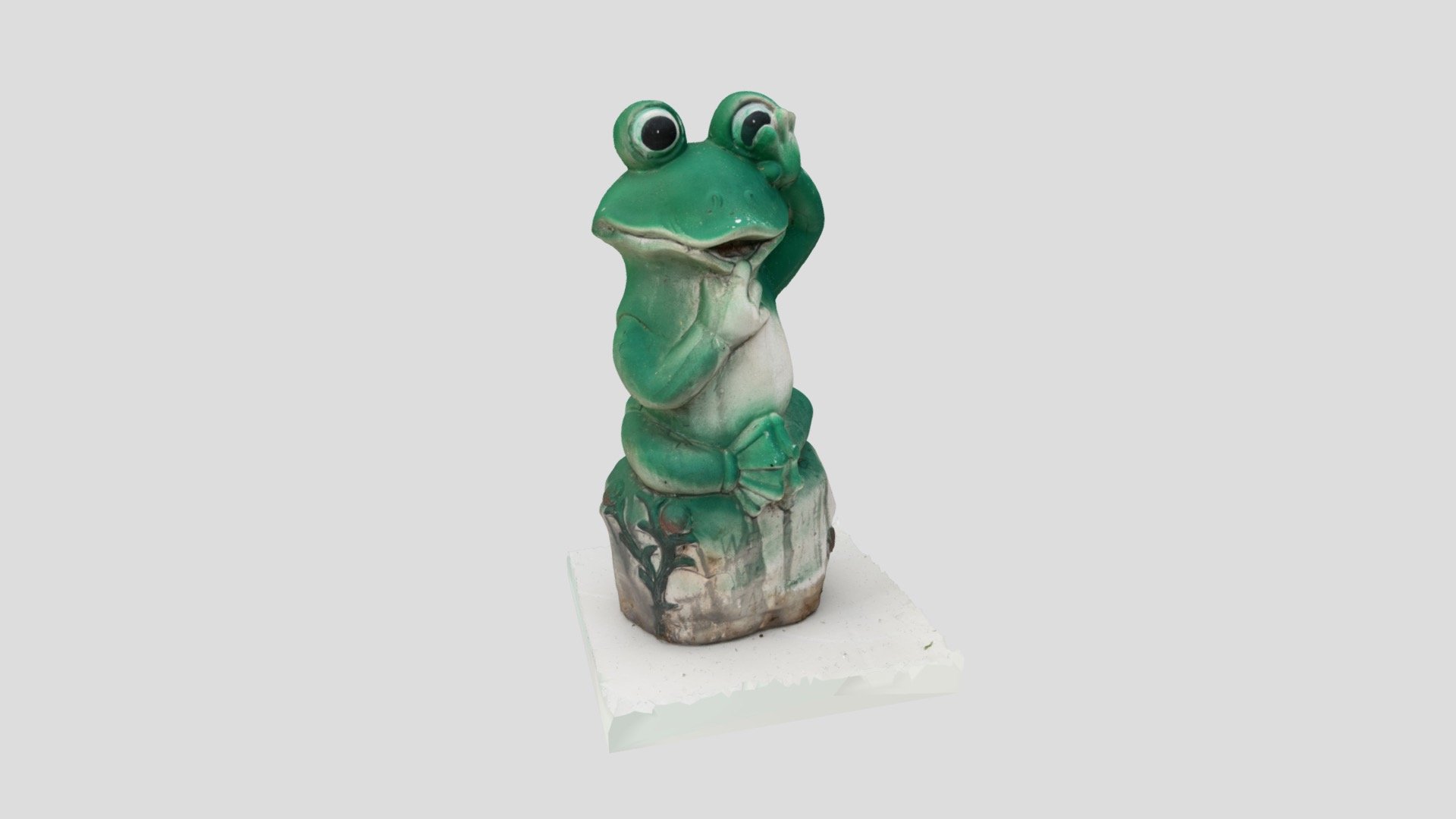 Frog Statue - Download Free 3D model by ruanlotter [ea2e682] - Sketchfab