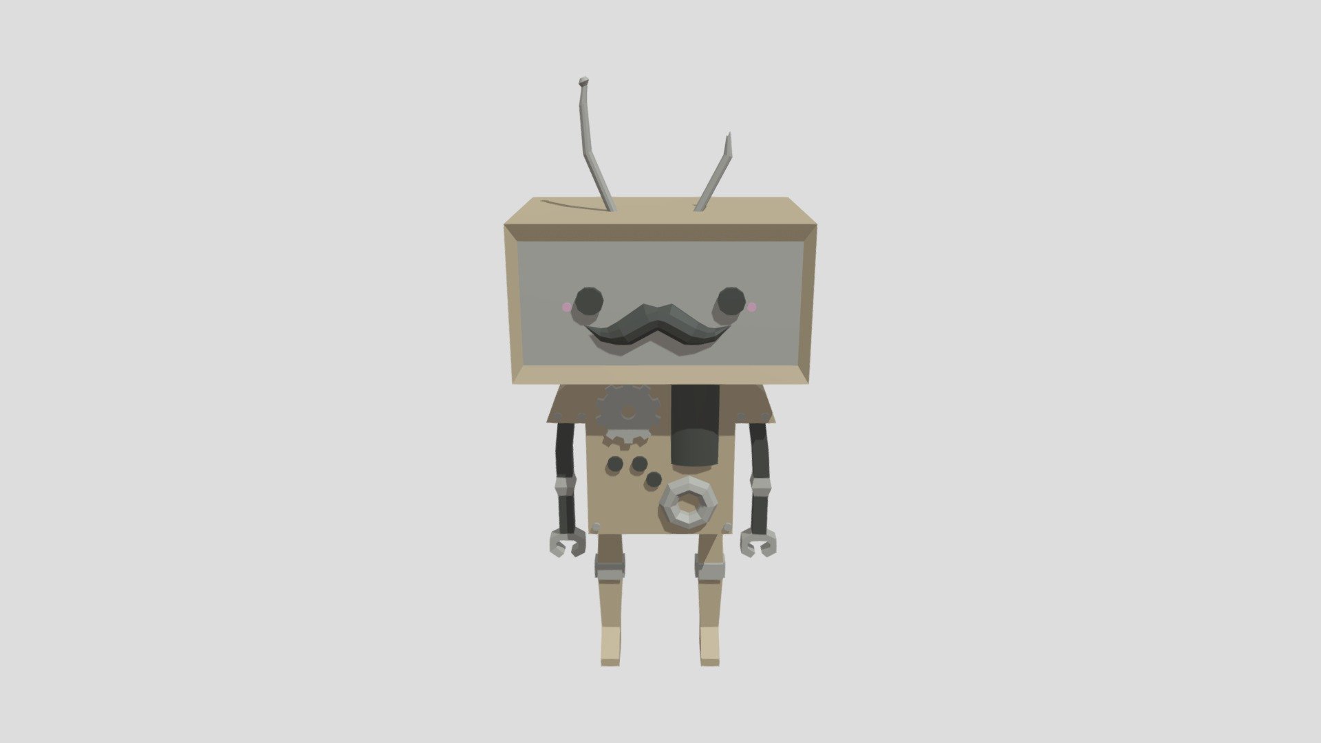Little Robot - Download Free 3D model by MJ_Sun [ea30f91] - Sketchfab