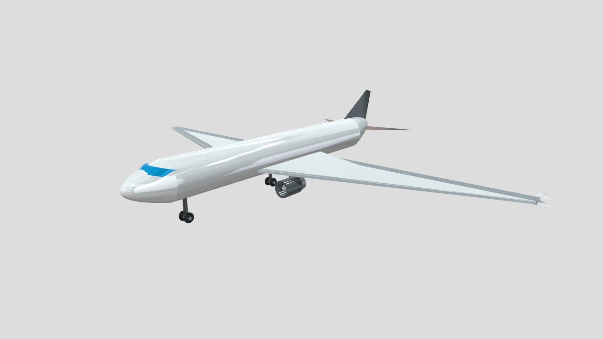 Plane Commercial Airline - Download Free 3D model by Warfare ...