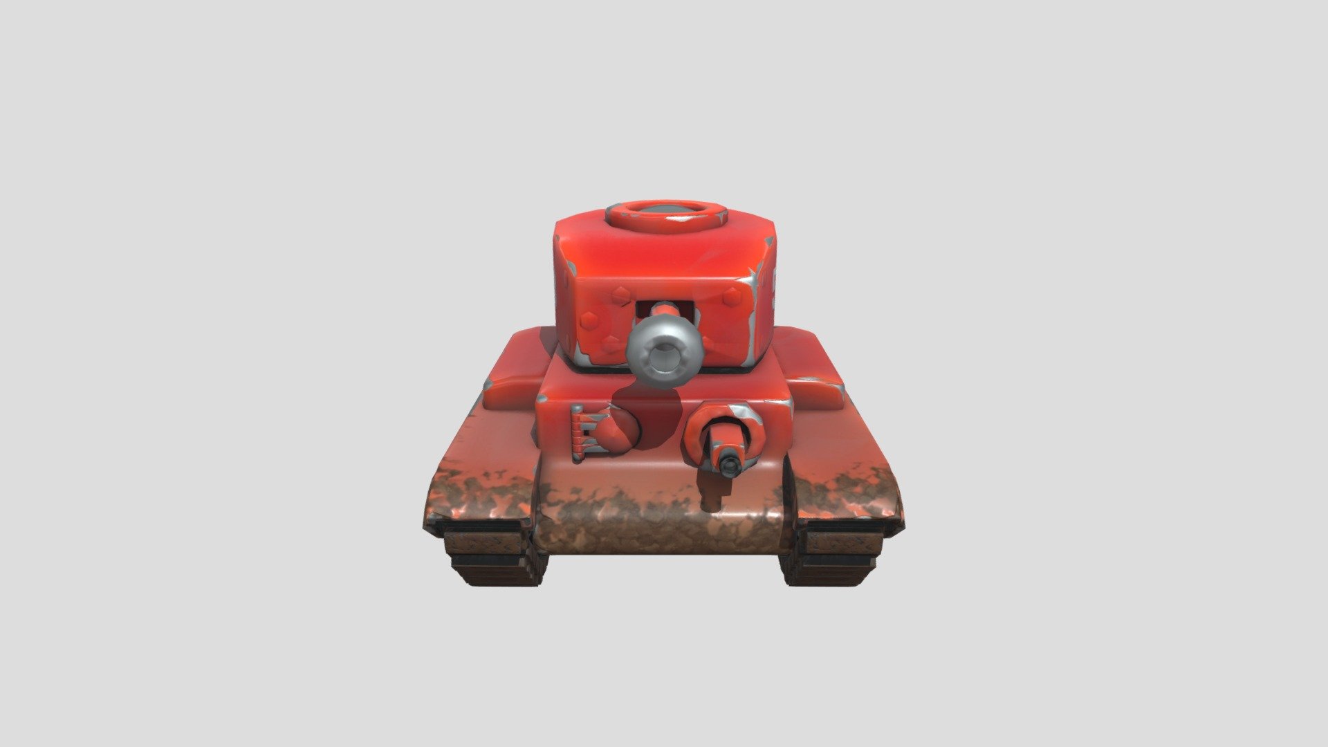 Chibi_Tank_Low - 3D model by J0shua185 [ea3222a] - Sketchfab