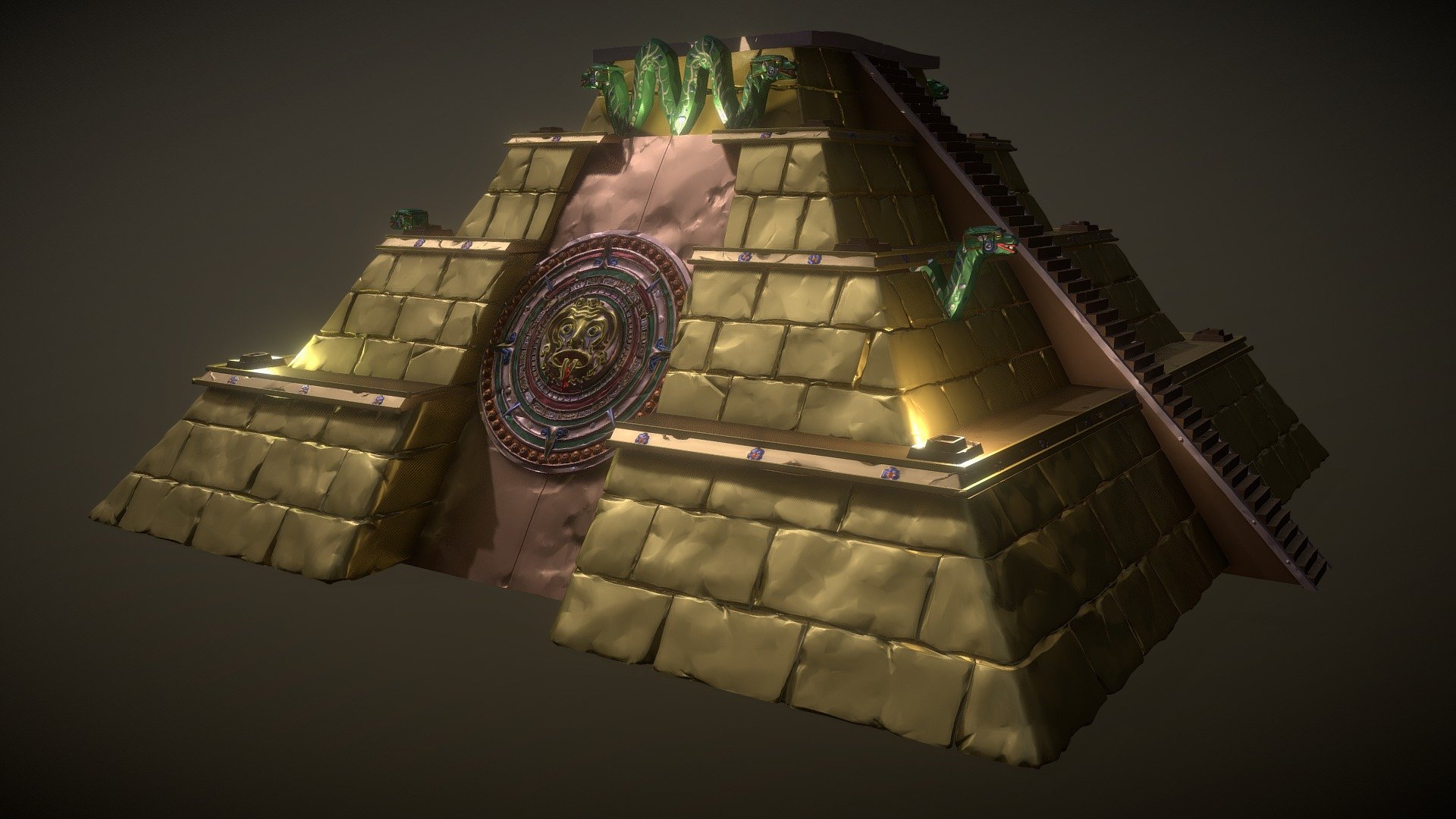 Teocalli - 3D model by Deuterogenesis [ea344ec] - Sketchfab