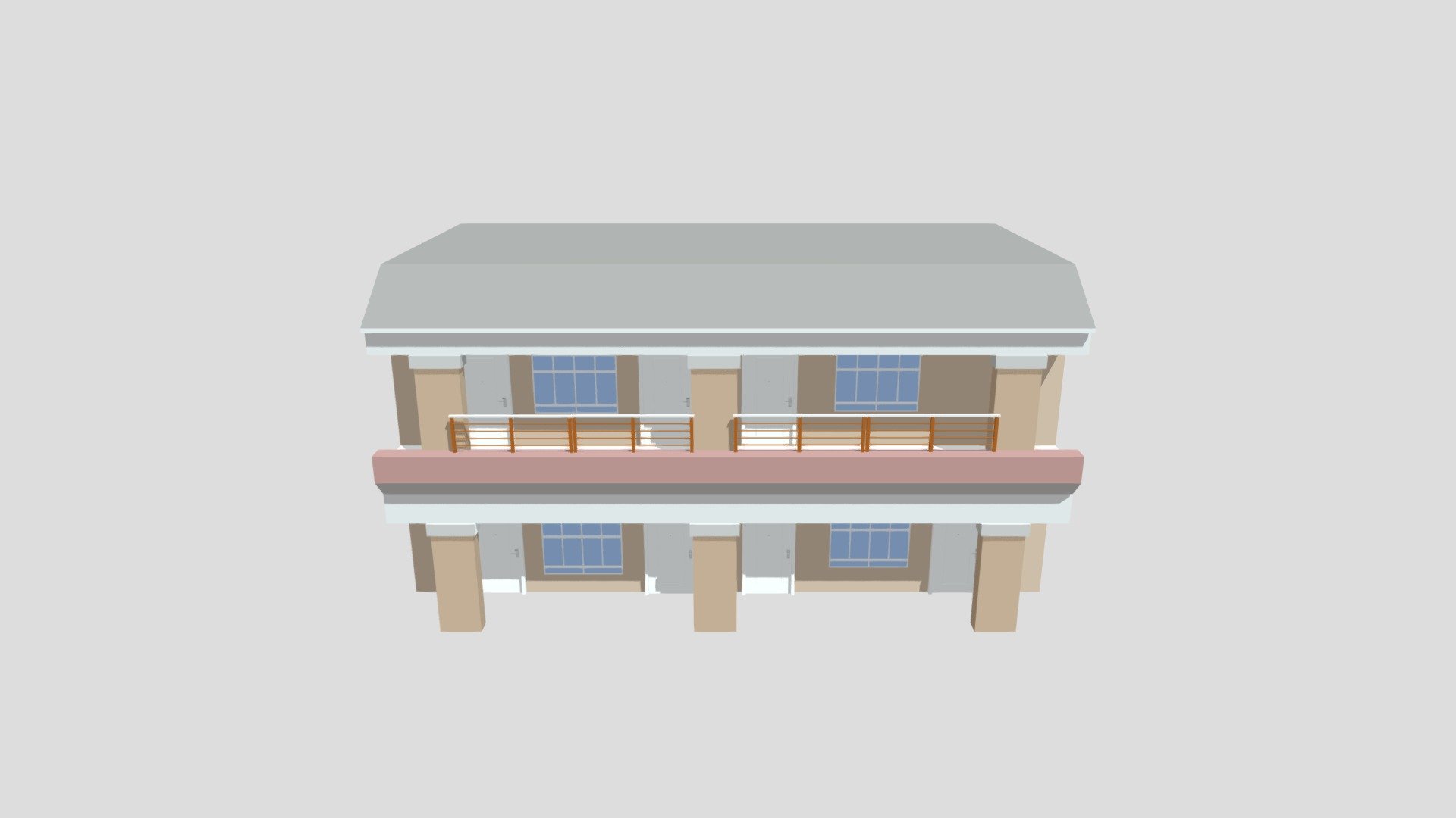 motel - 3D model by OdieStarr [ea35cca] - Sketchfab