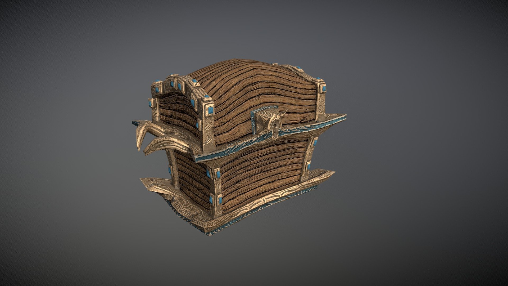 Fantasy stylized chest - Download Free 3D model by Morgtus [ea36d0e ...