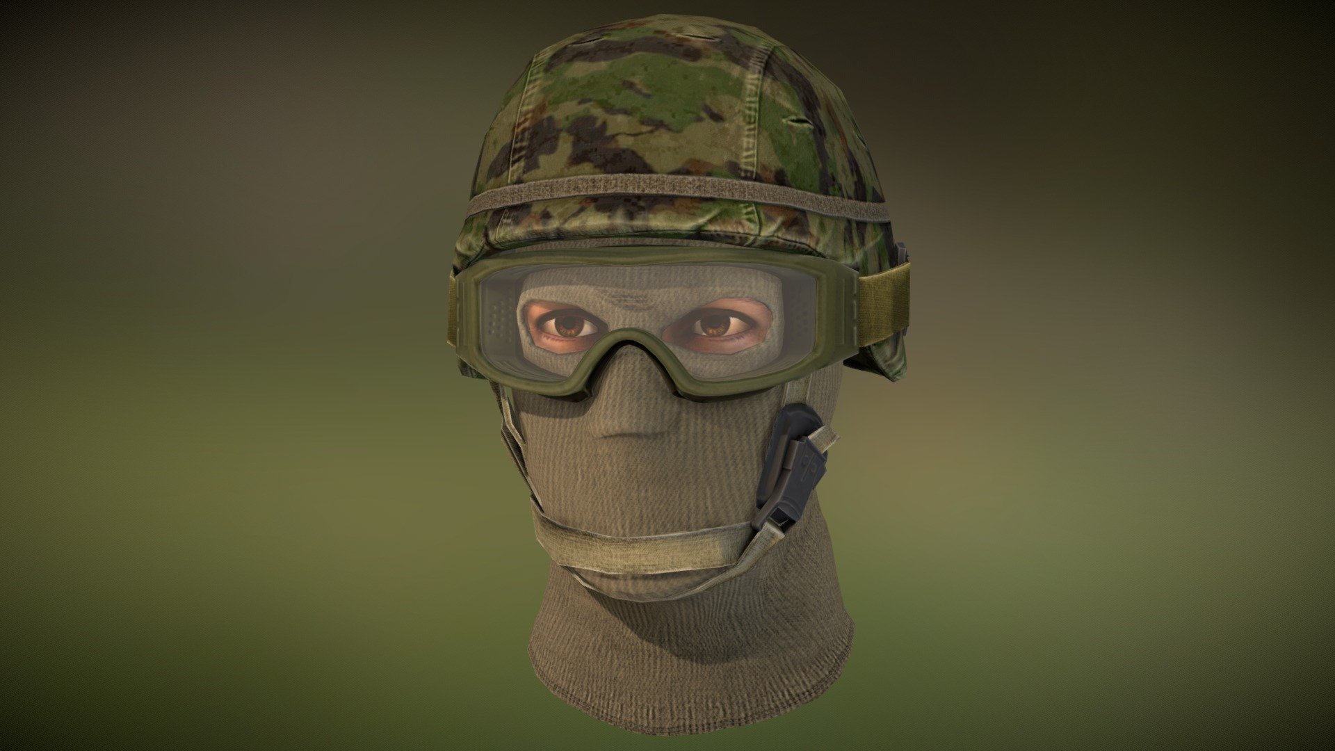 Military head - Buy Royalty Free 3D model by Slayver [ea37e8b ...