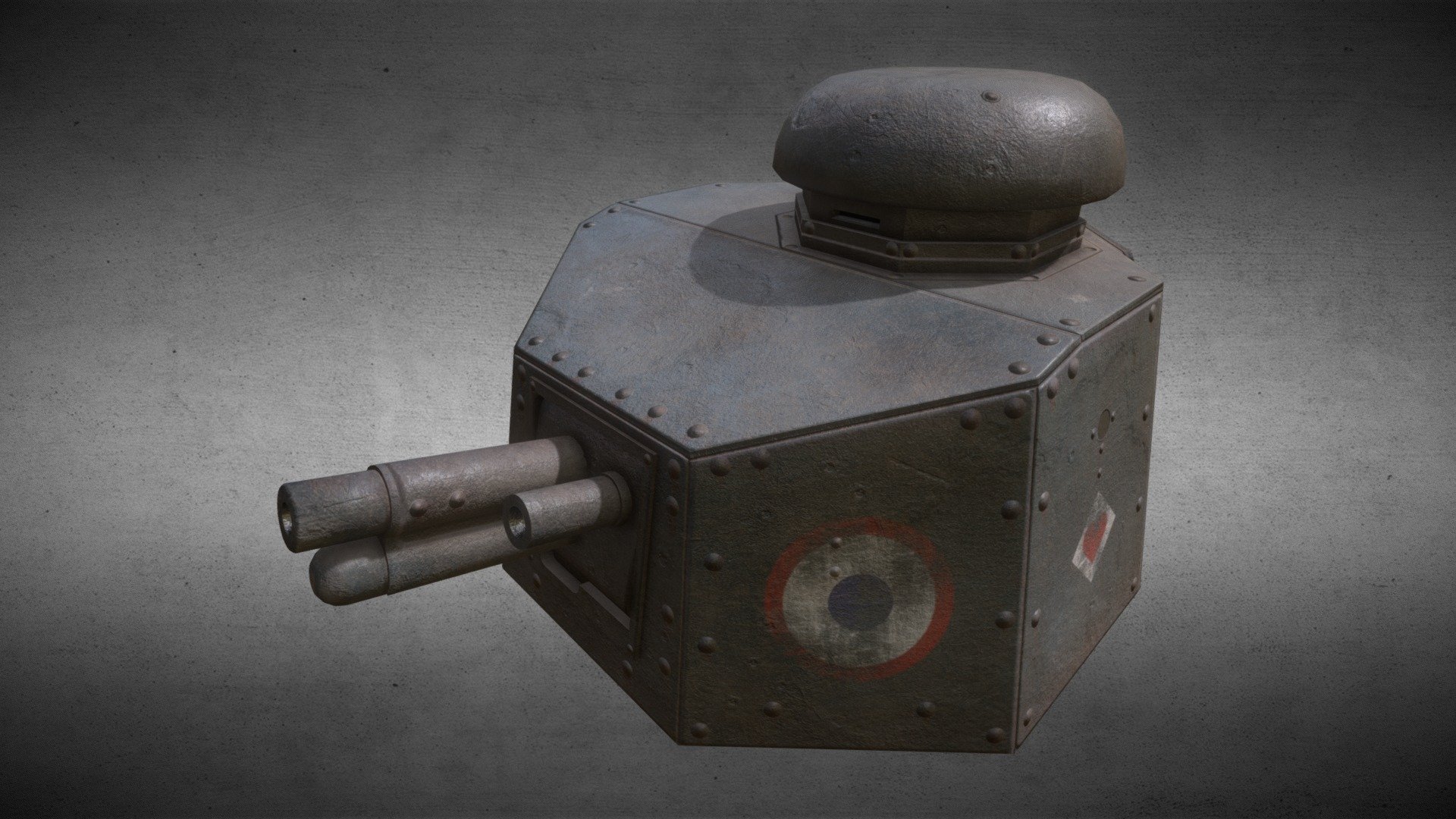 FT 17 turret - Buy Royalty Free 3D model by AdamKozakGrafika [ea394bc ...