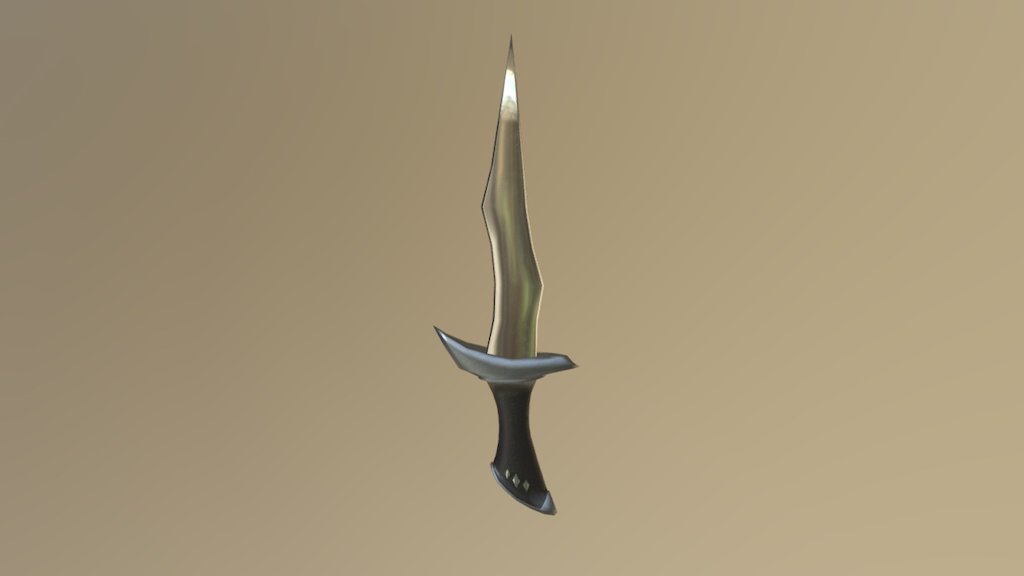 Simple dagger - 3D model by Ireyon [ea3a80c] - Sketchfab
