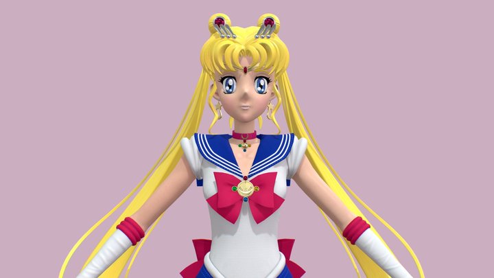 Sailormoon 3D models - Sketchfab