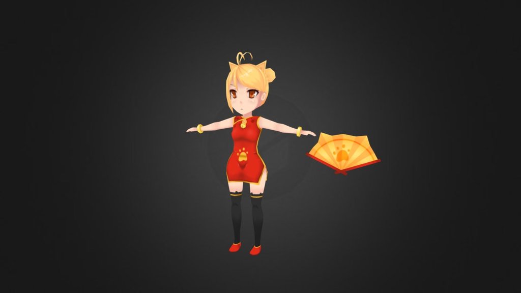 Mobile Game Character - 3D model by Grayson (@moto0205) [ea3d584 ...