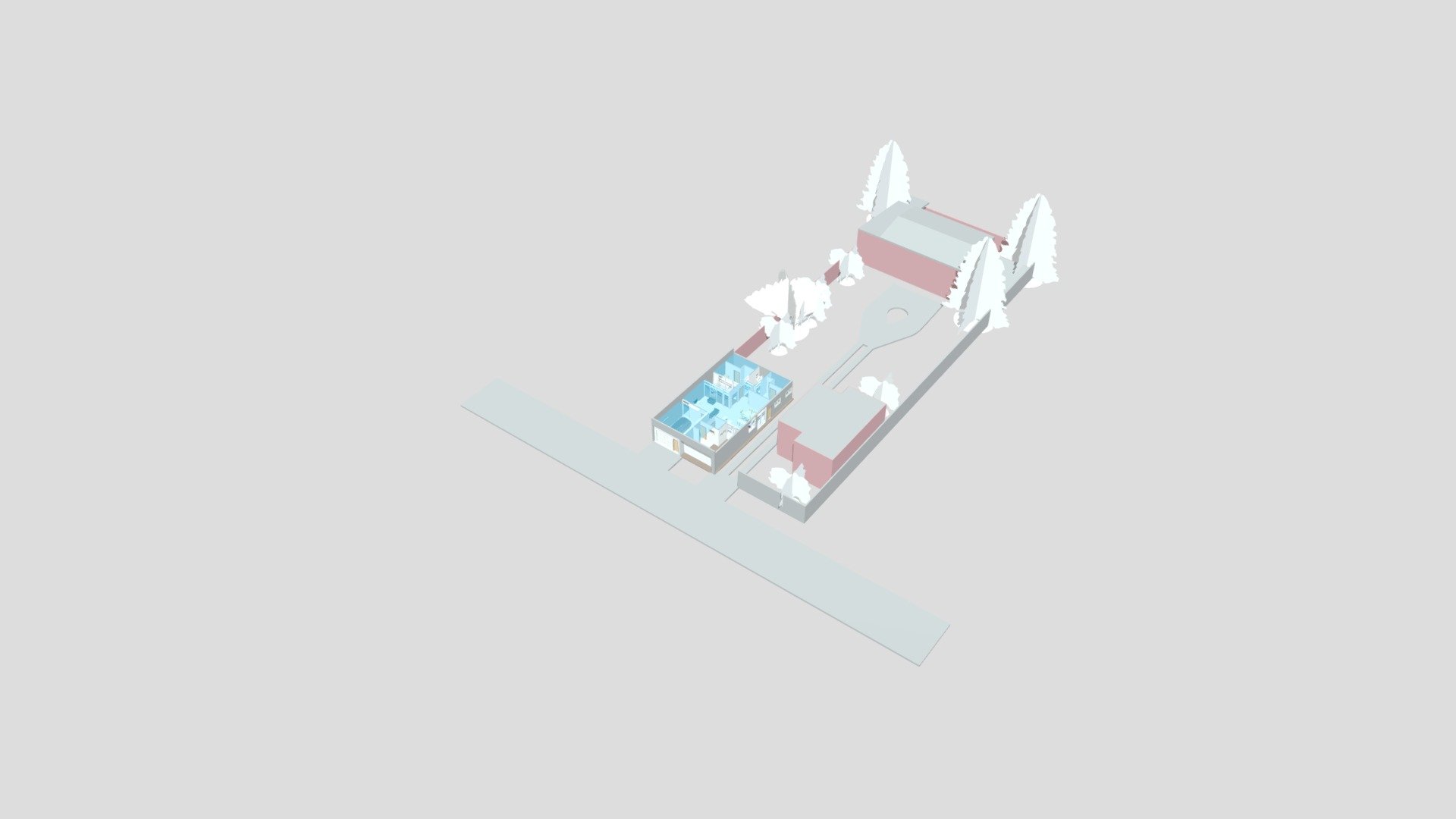 PROYECTO NIVEL2 - Vista 3D - MAQUETA VIRTUAL - 3D model by ASPA ...