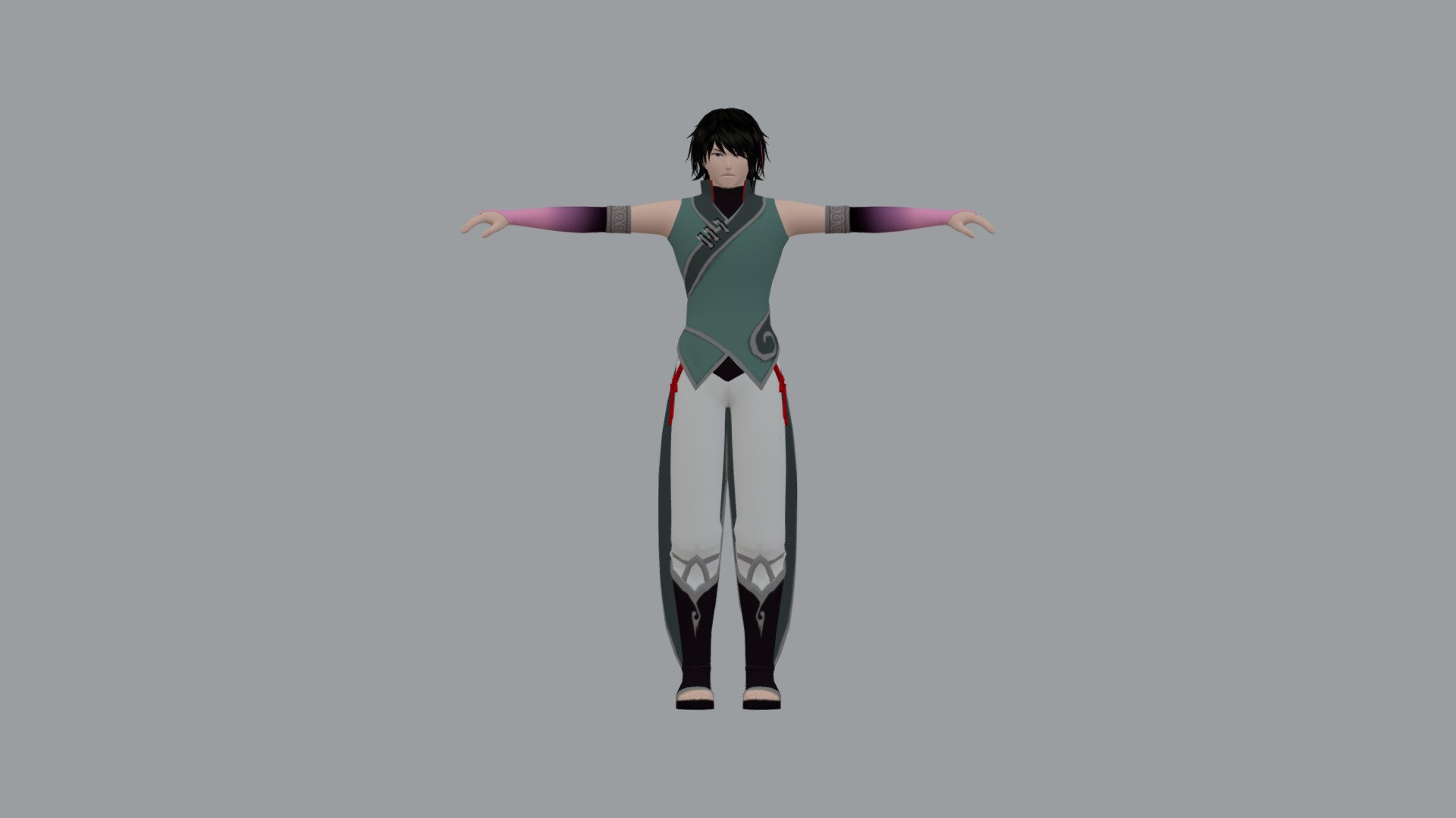 PC Computer - RWBY Grimm Eclipse - Ren Post-Time - 3D model by payton ...
