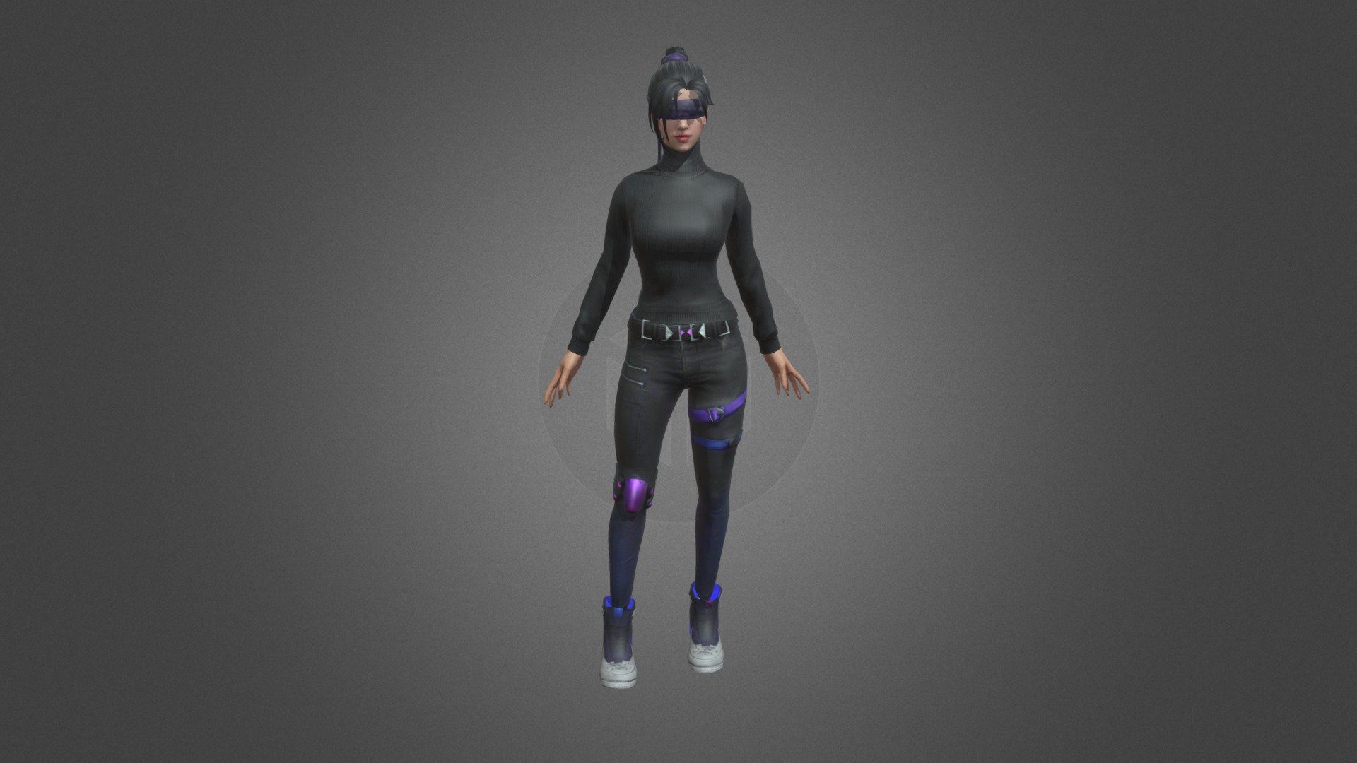 Free fire-girl model - Download Free 3D model by Phoenix ...