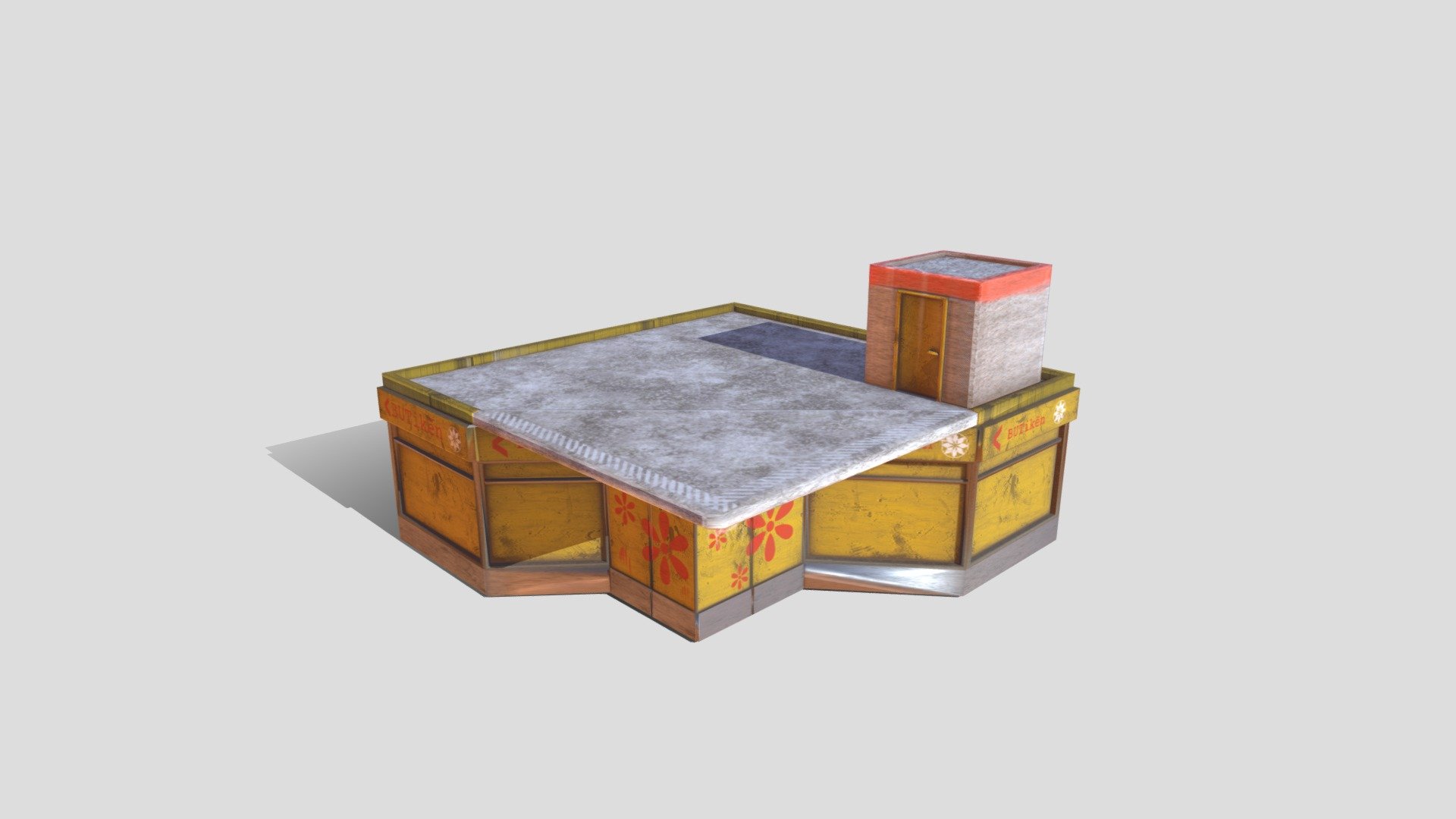 Shopping Mall A - Download Free 3D model by 23ThomasStreet [ea42c9b ...