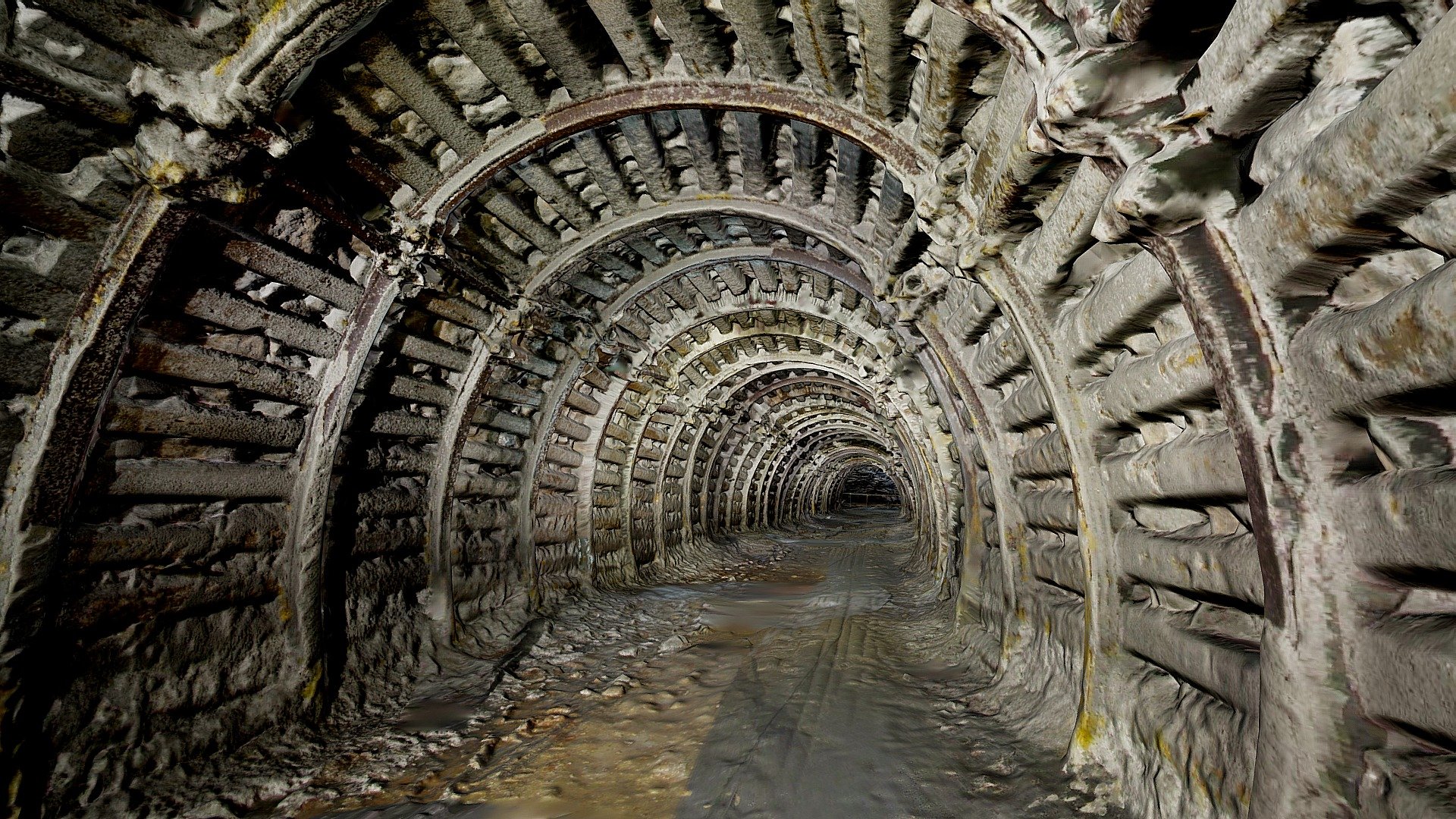 Old underground mine excavation 07 - Buy Royalty Free 3D model by ...