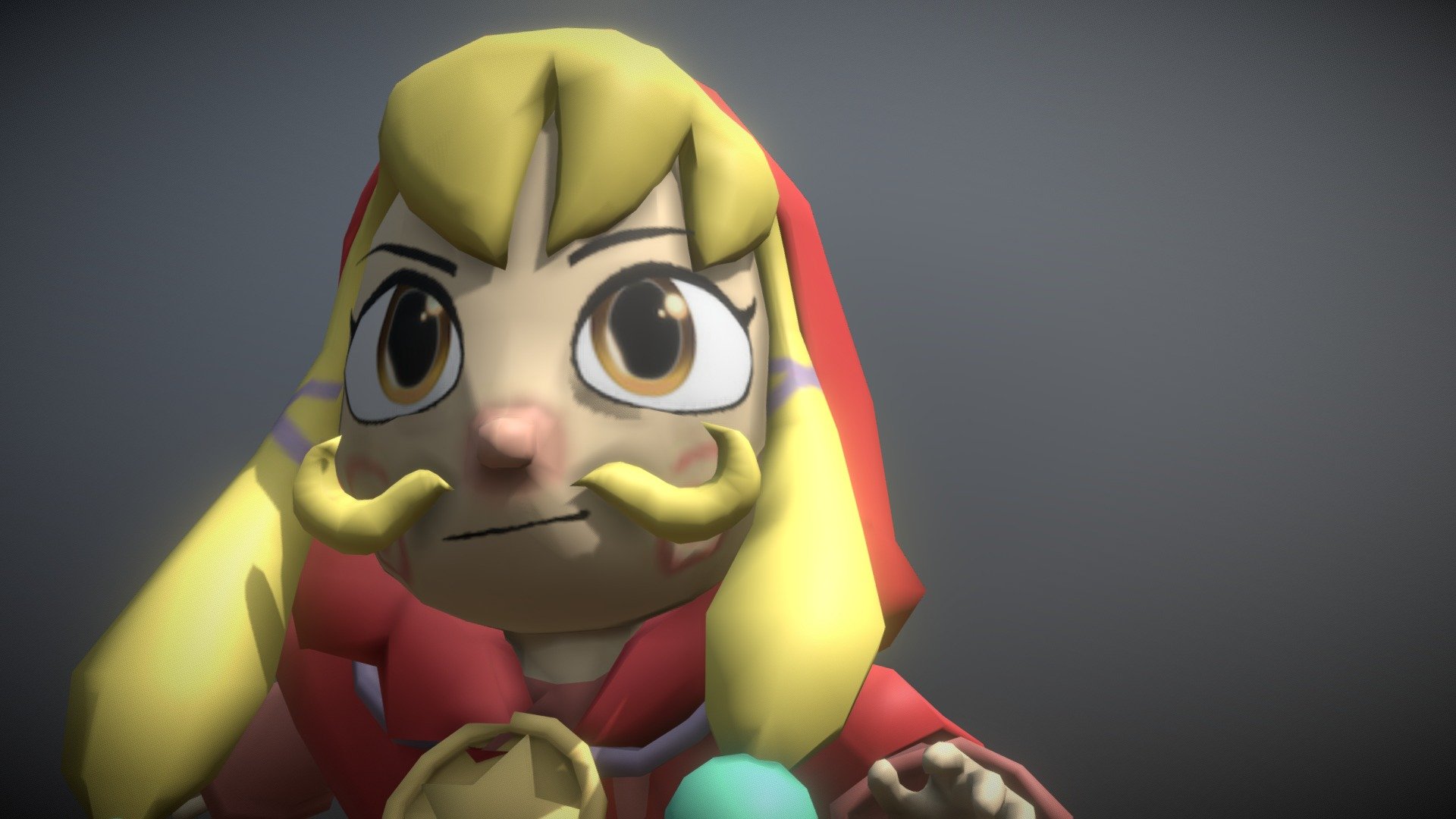 Mustache Girl - Download Free 3D model by Chronis ...