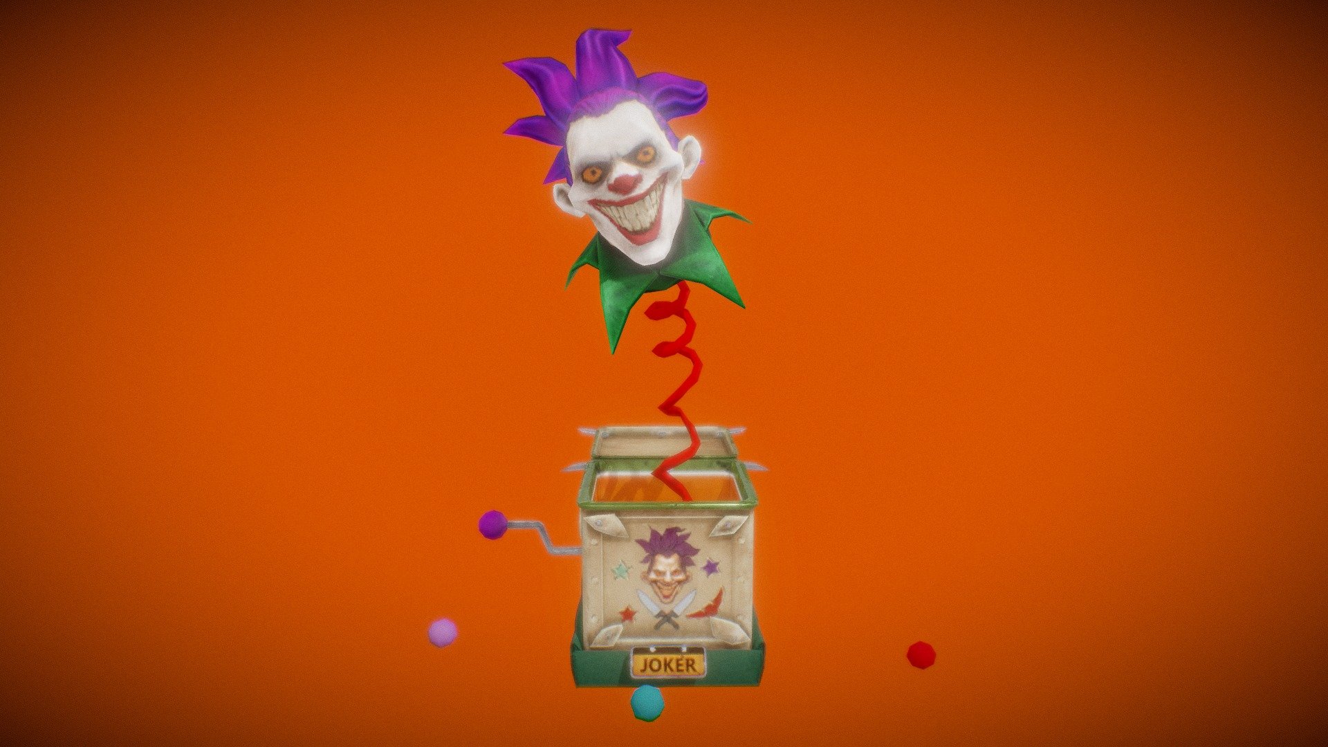 Joker Box - Buy Royalty Free 3D model by Luna Studio (@StudioLuna ...