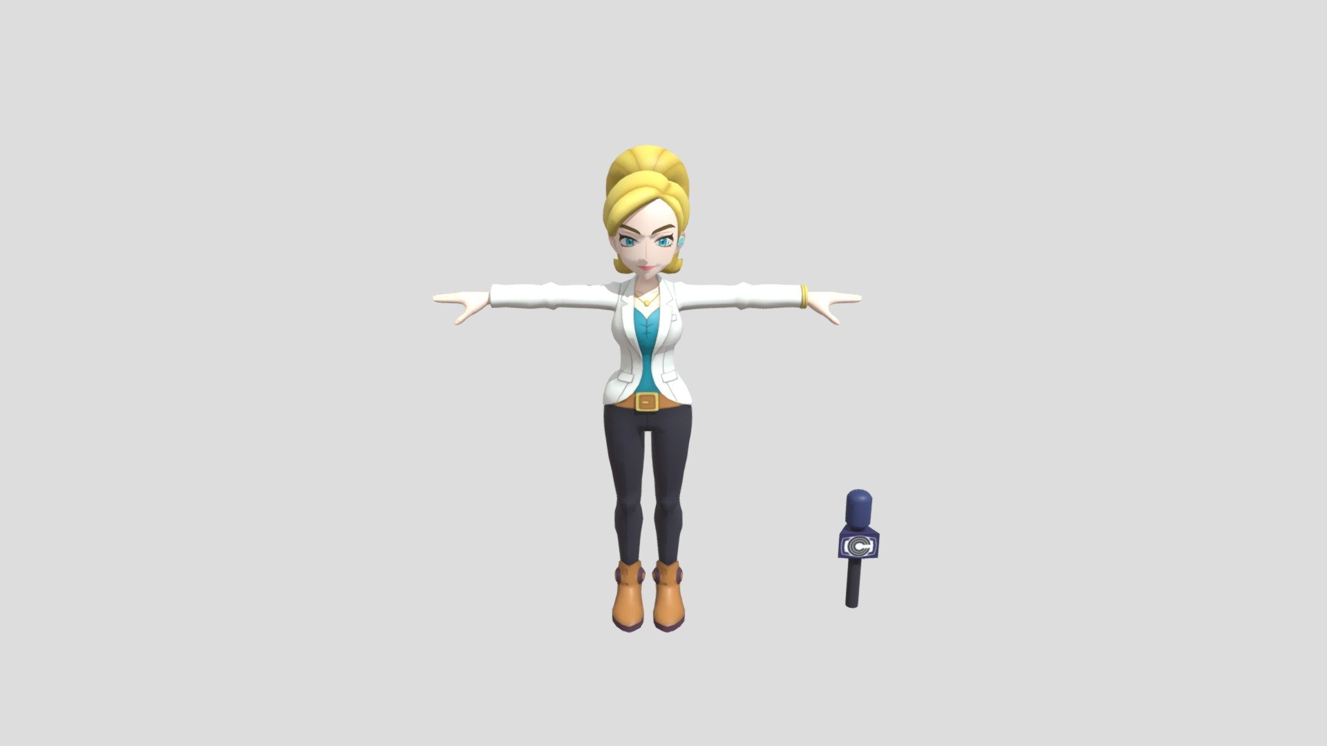 Reporter - 3D model by Phelipe Barbosa (@nexusslasher) [ea47ef6 ...