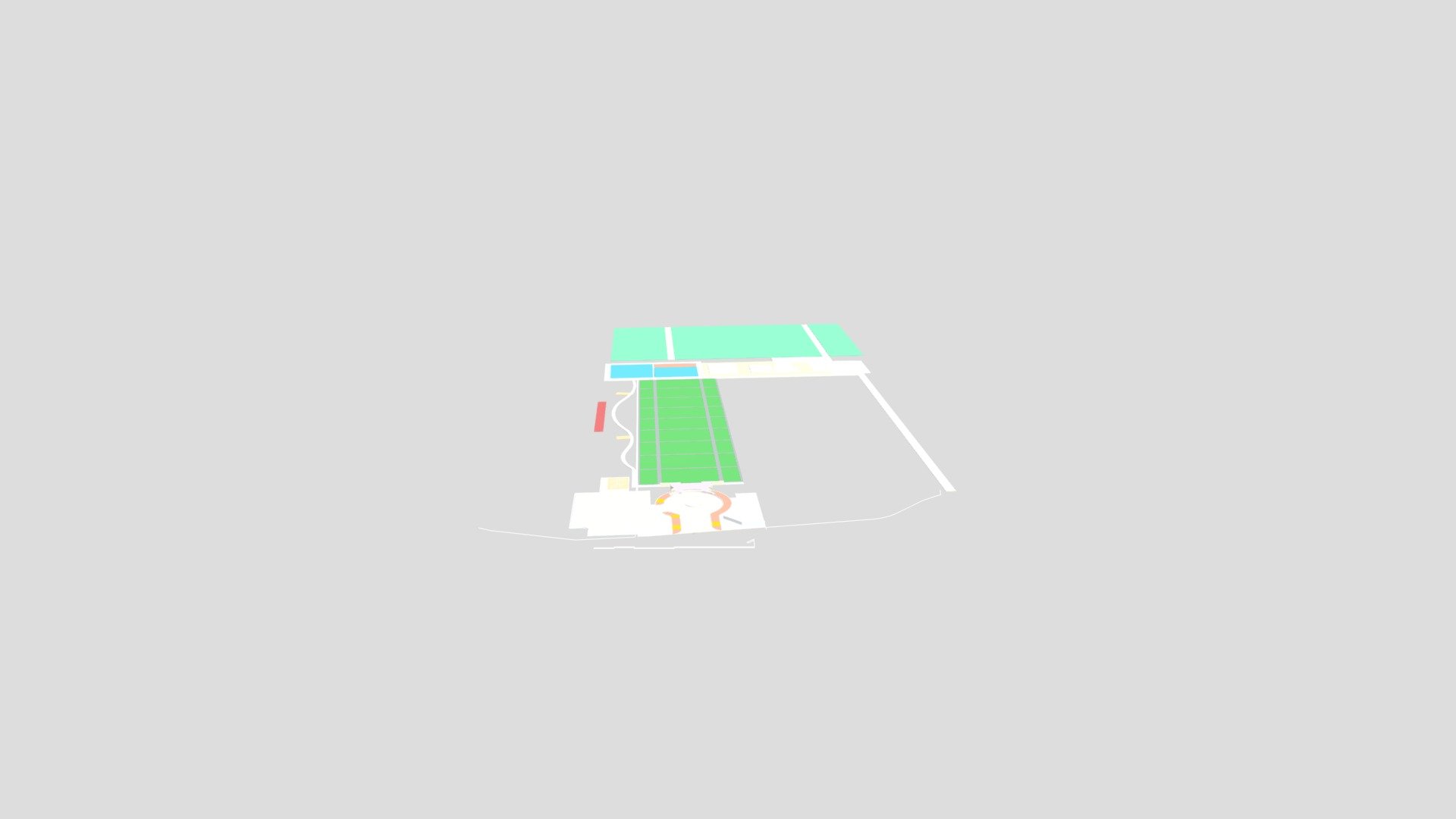 3D modelling of landscape design of paddy field - 3D model by AkhmadARL ...