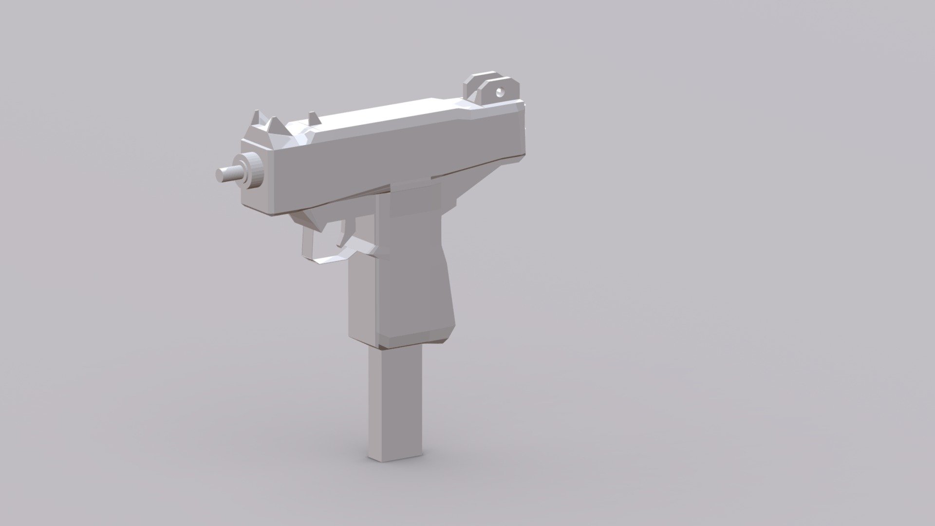 uzi - Download Free 3D model by alanpoirier35 [ea4a403] - Sketchfab