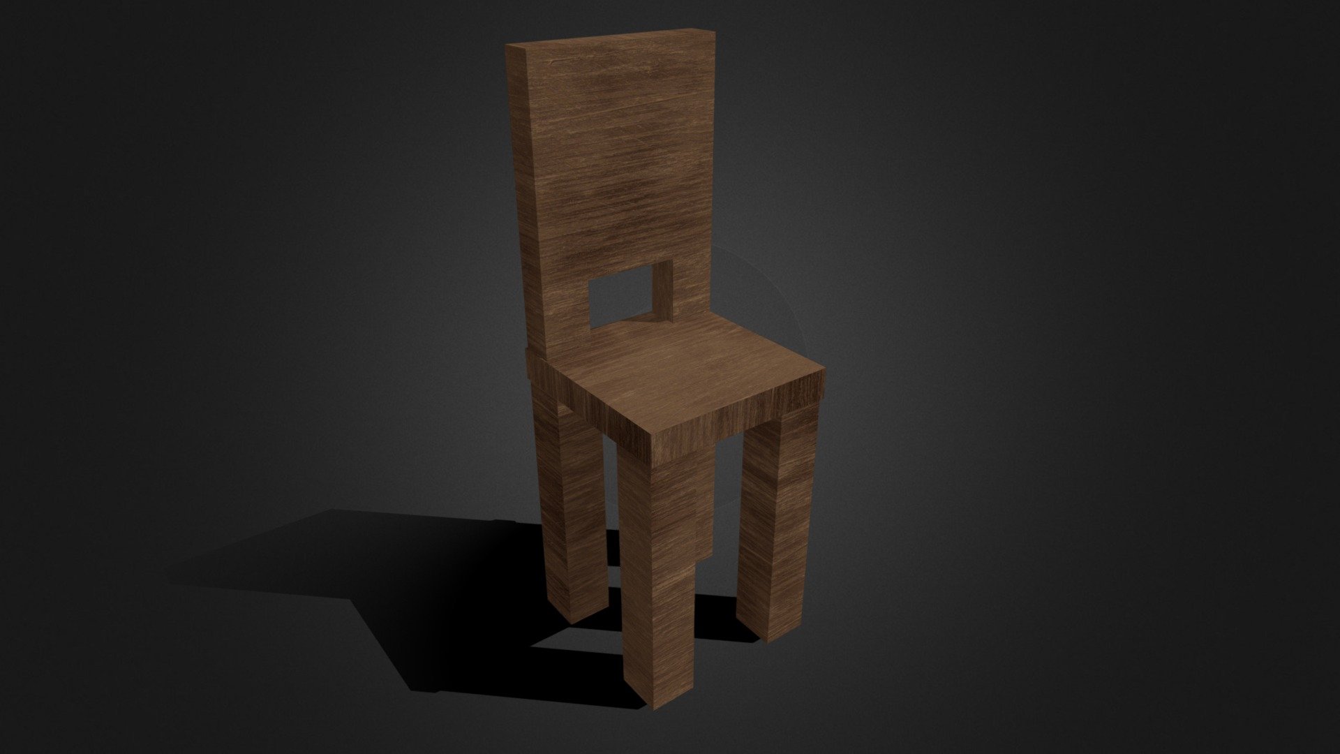 Low Poly Wood Chair - Download Free 3D model by Guilherme Sena ...