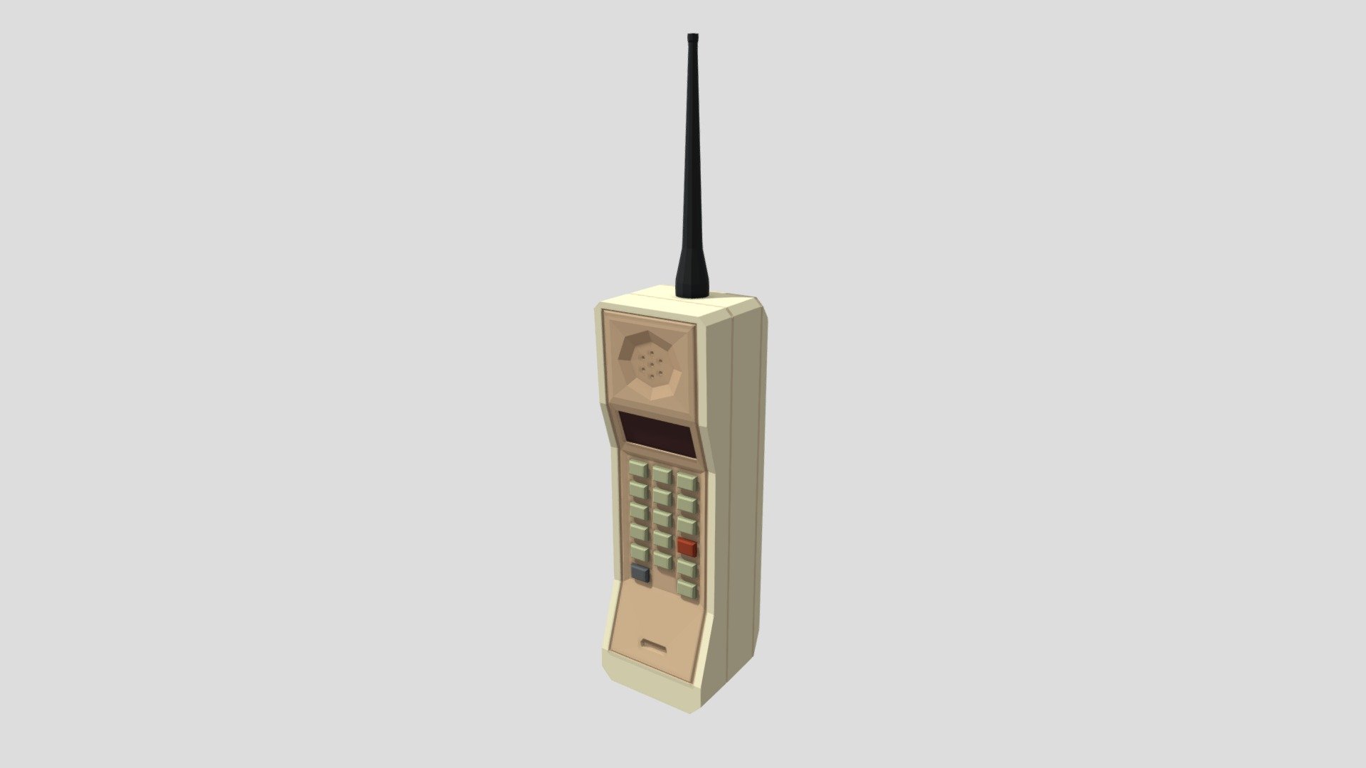 Cellphone LowPoly Retro - 3D model by dpsd16078 [ea4c2e1] - Sketchfab
