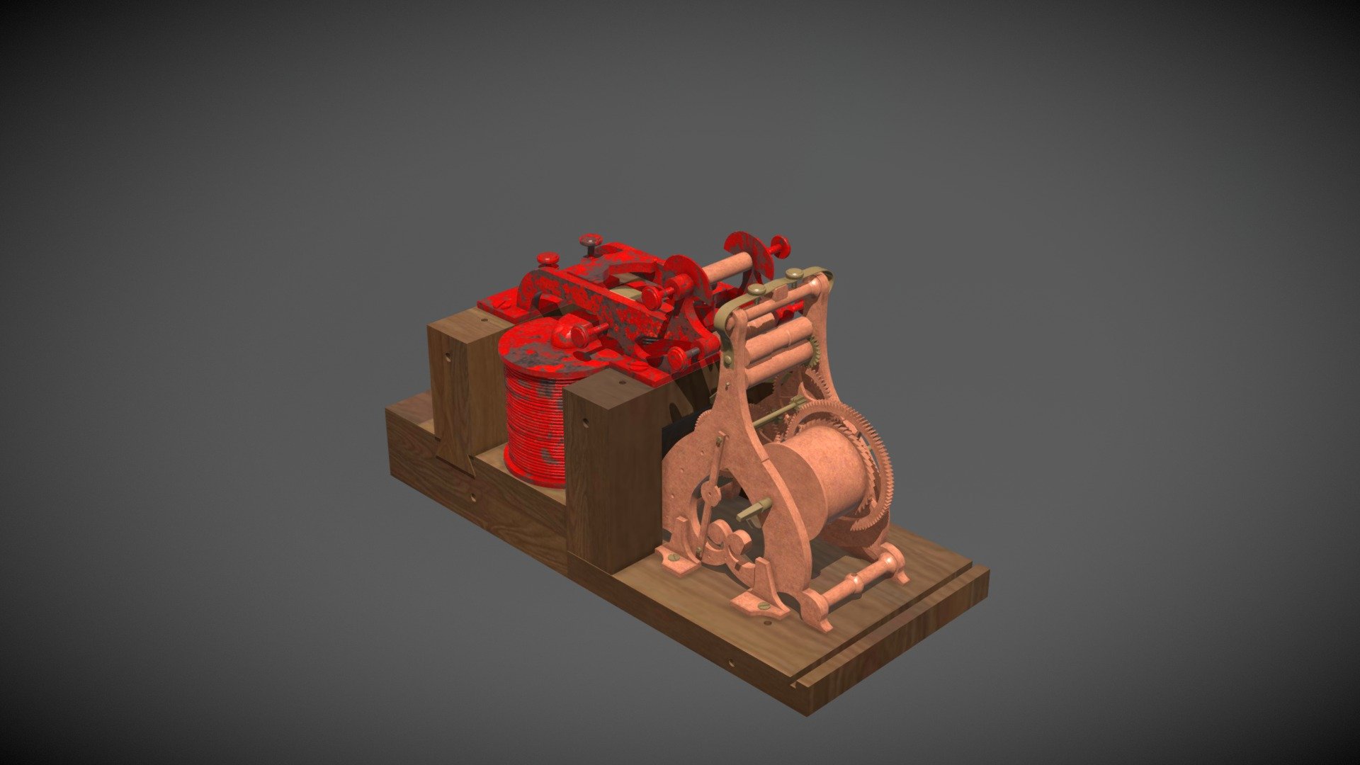 Samuel F. B. Morse Telegraph - 3D model by peteracorina [ea4d325 ...