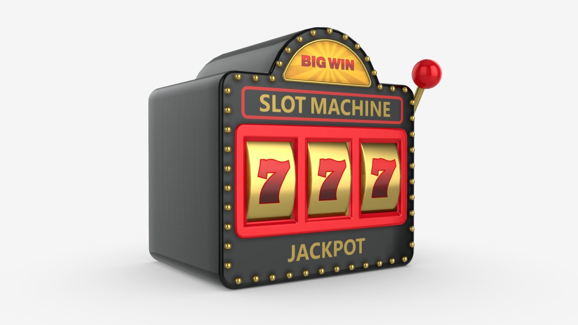 Vintage Slot Machine - Buy Royalty Free 3D model by HQ3DMOD ...