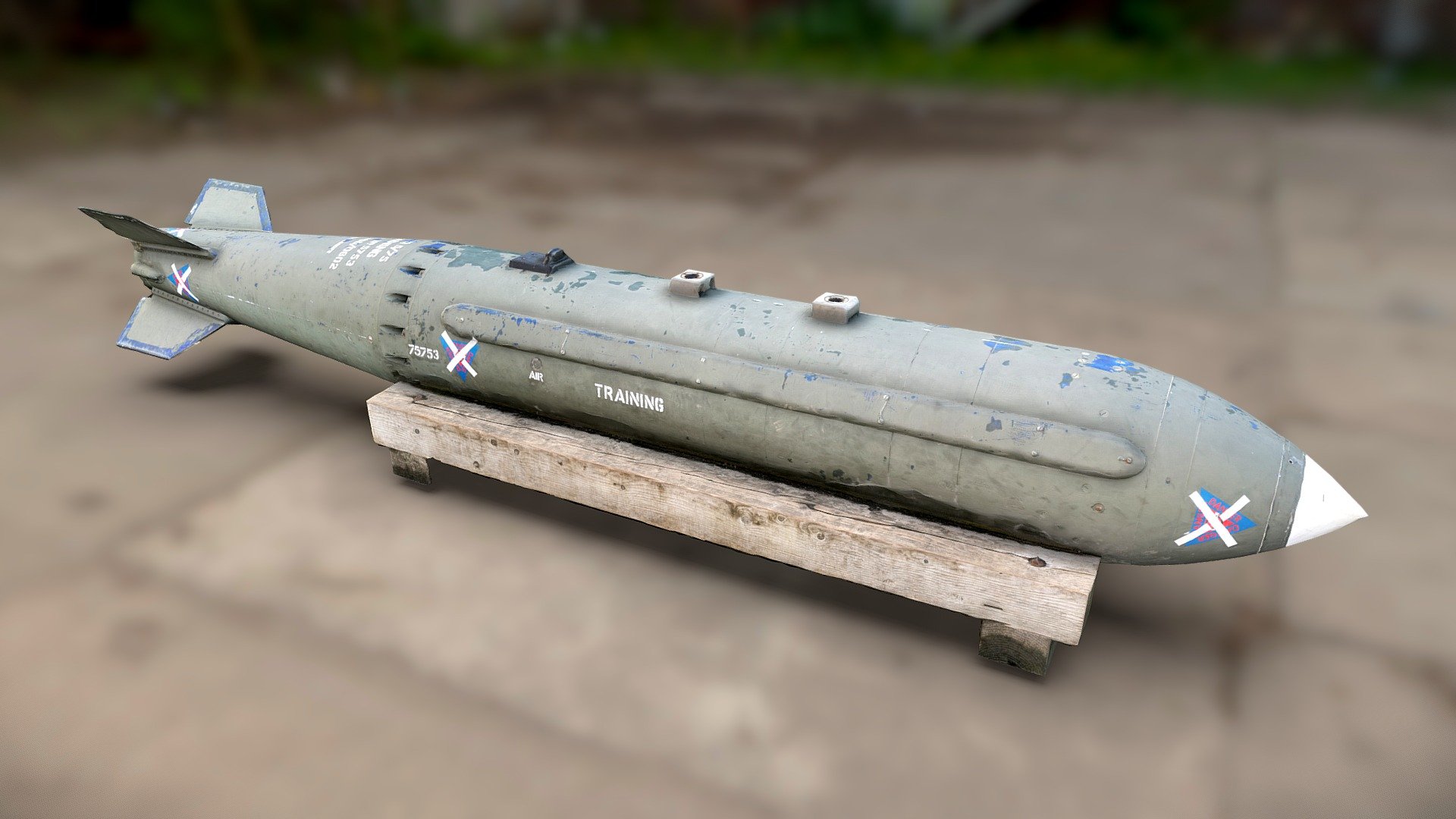 WE.177B Tactical Nuclear Bomb - Buy Royalty Free 3D model by Nick Mason ...