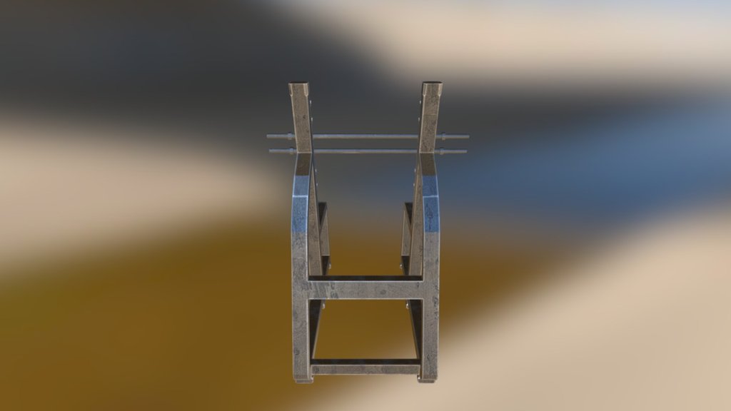 Simple Squat Rack - Download Free 3D model by carloakuma [ea50439 ...