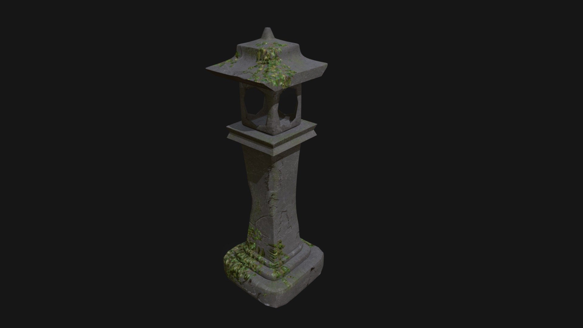 Stone Lantern - 3D model by Alice (@Alicja_Szulc) [ea50aa9] - Sketchfab