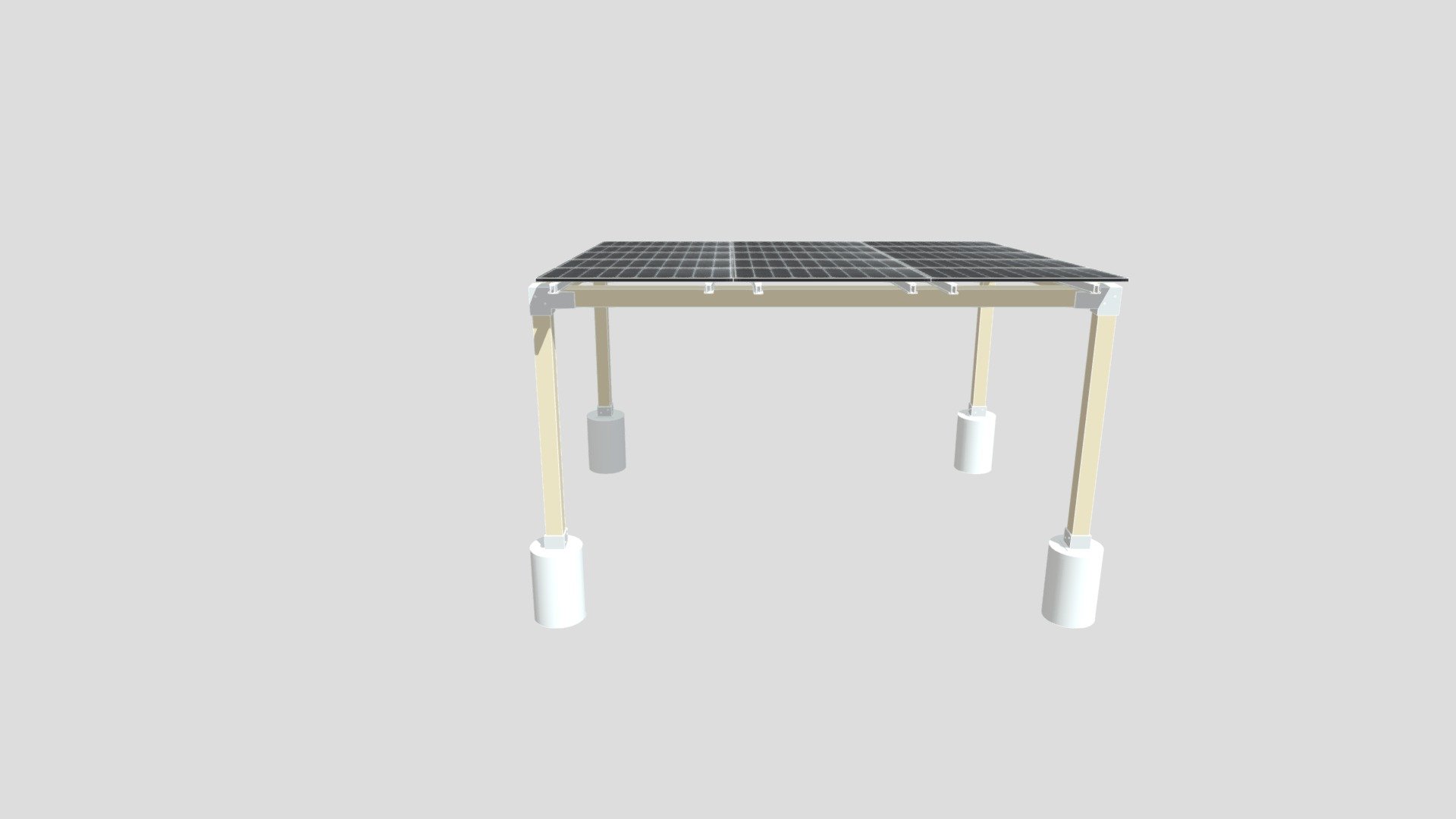 1233_Atascadero, CA_Rev1 - 3D model by BKSolarCanopy [ea52fab] - Sketchfab