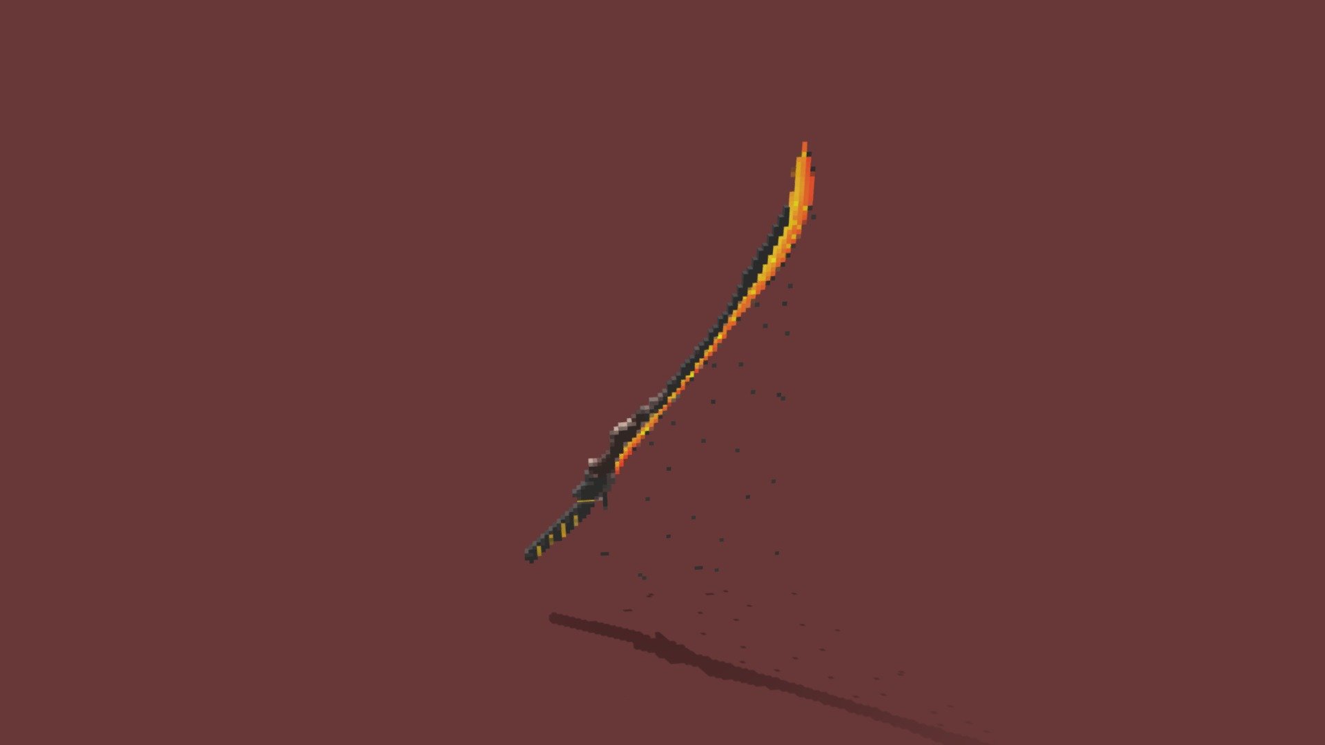 Heroic Fire Sword - 3D model by glxtxh [ea55a49] - Sketchfab