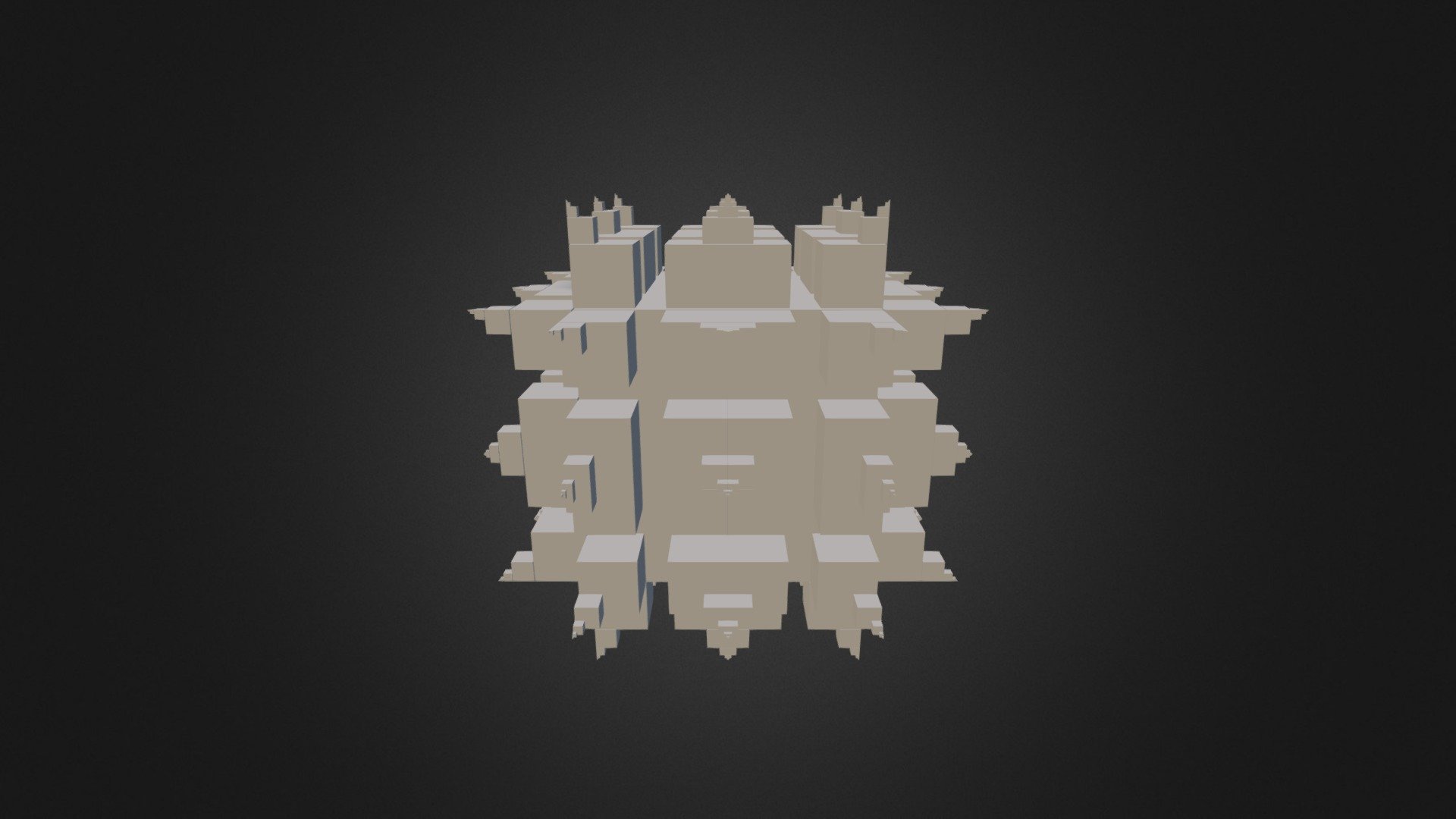 Cube Fractal - 3D model by hesperide [ea5611a] - Sketchfab