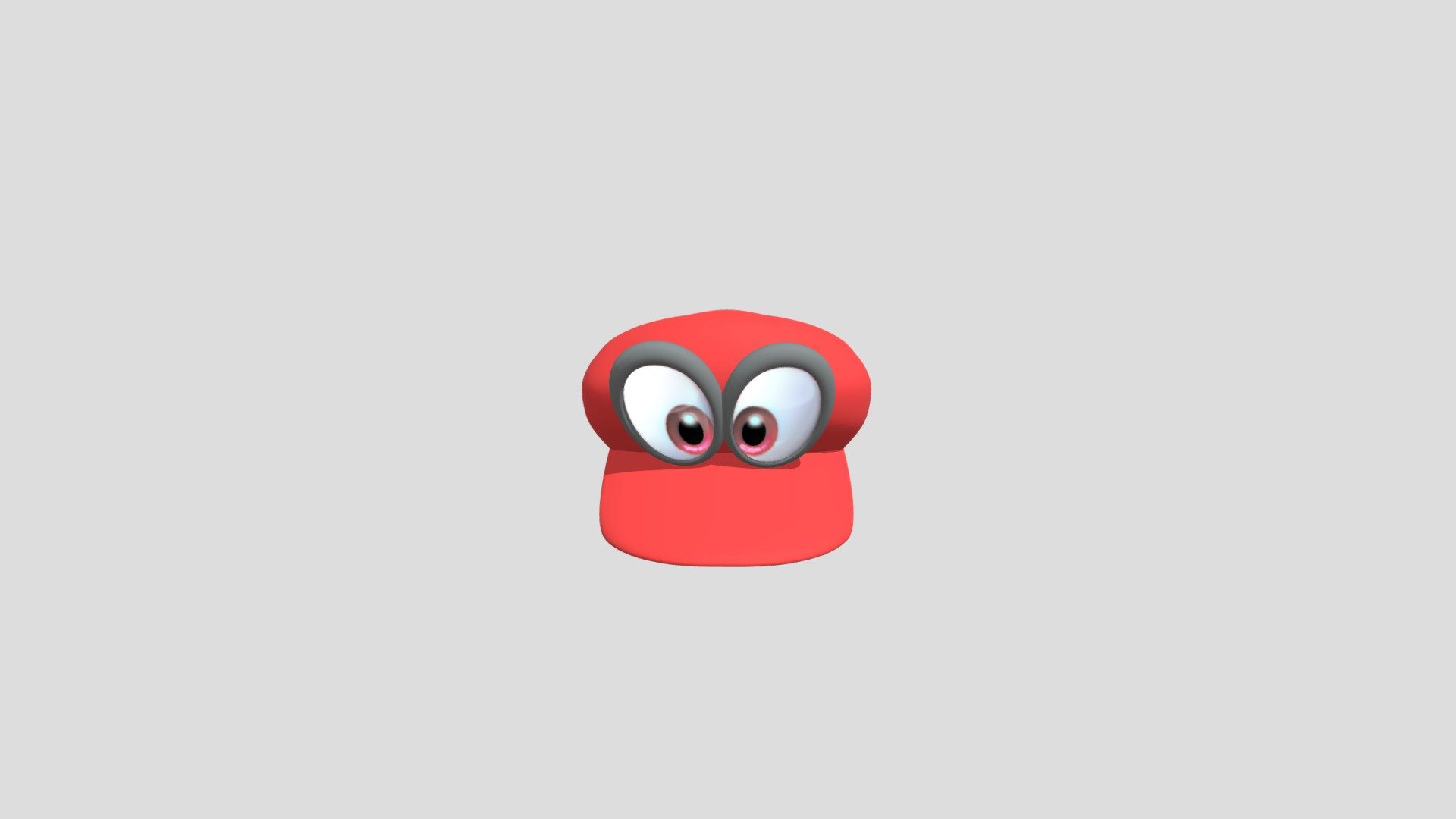 Super Mario Odyssey Cappy 3d Model By Jestemdurniem [ea56950] Sketchfab