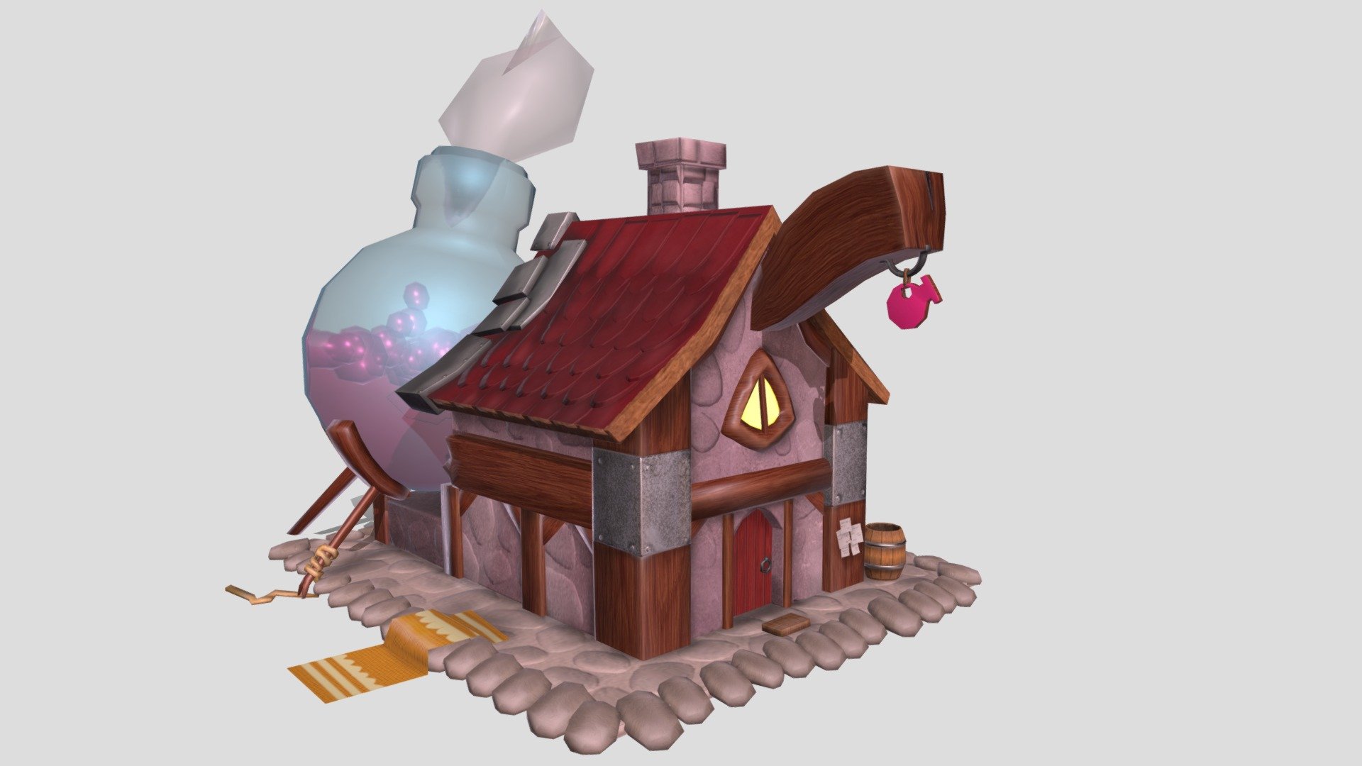 Alchemistry House - 3D model by oda_mae (@oda_may) [ea5a15d] - Sketchfab