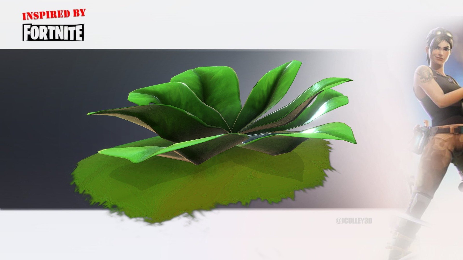 Fortnite Style Assets - Plant 3 - Buy Royalty Free 3D model by ...