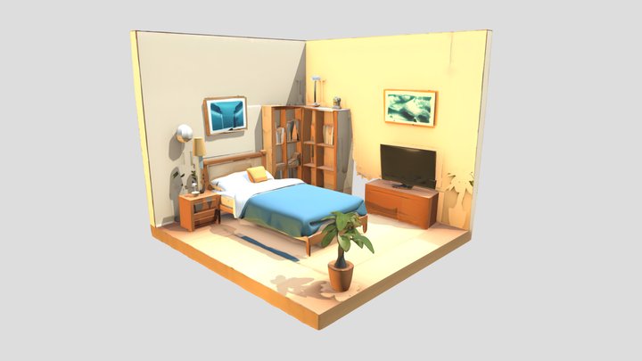 Isometric 3D models - Sketchfab