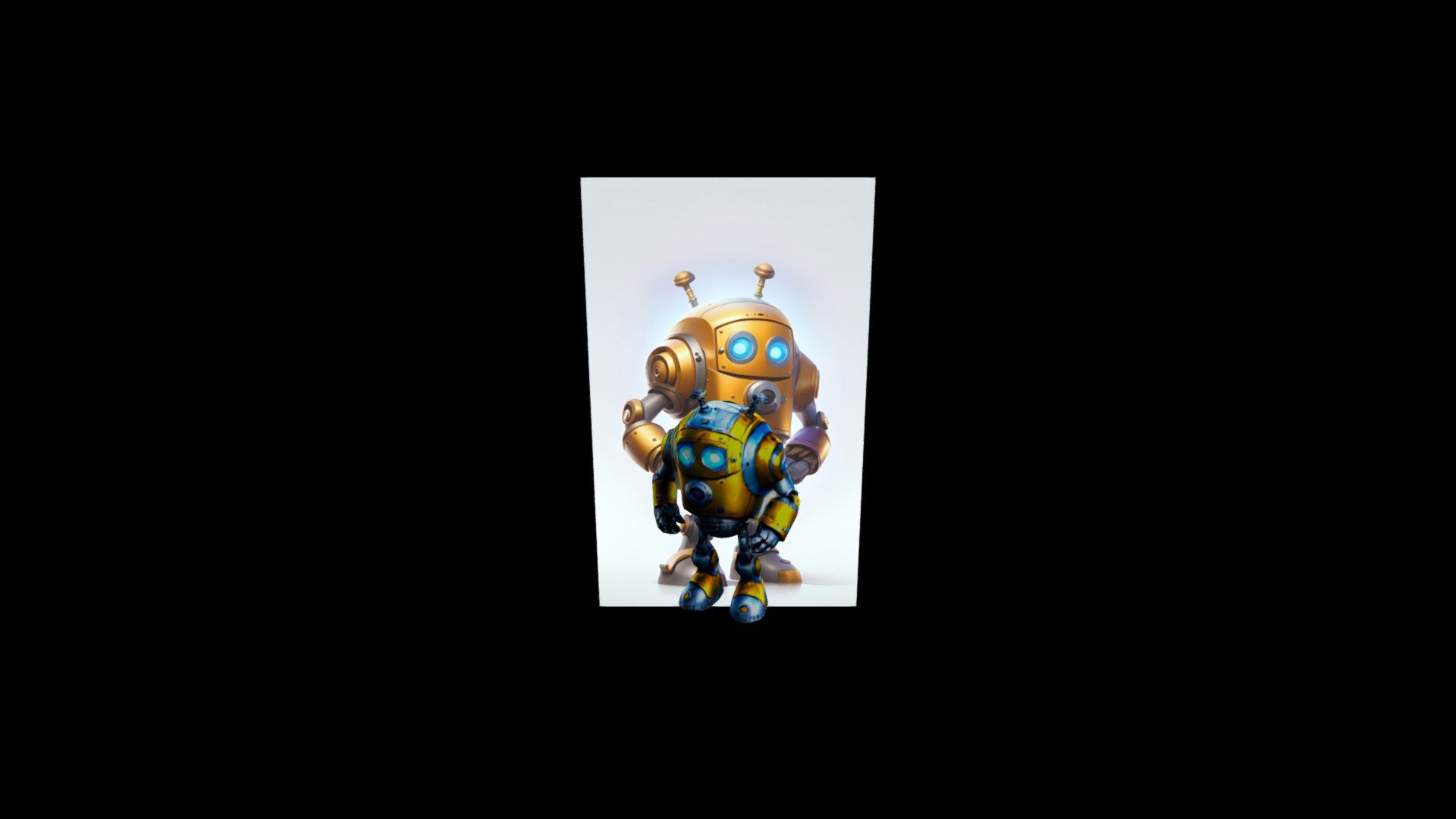 a cartoon character with black hair and orange c - Download Free 3D ...