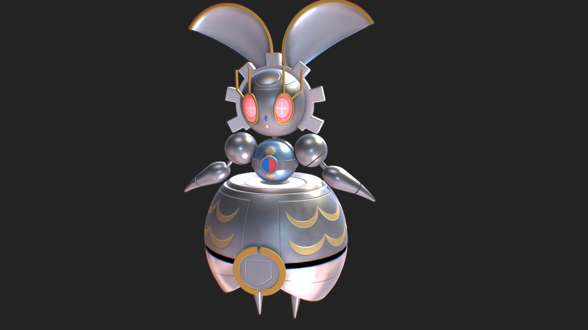 Magearna - 3D model by Taylor Jacobson (@manekineko) [ea63c51] - Sketchfab