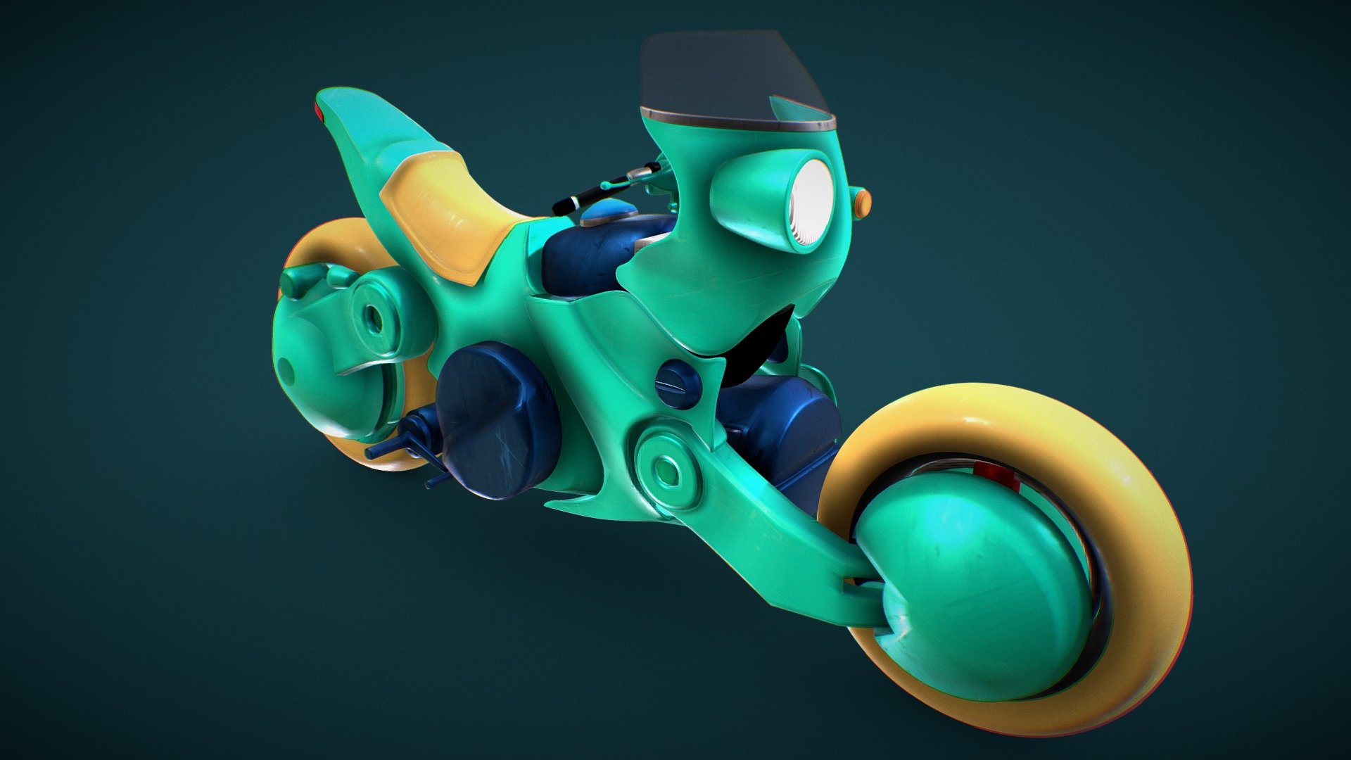 Tetsuo bike_AKIRA_ - 3D model by NOA (@Himed_benmheni) [ea64e6f ...